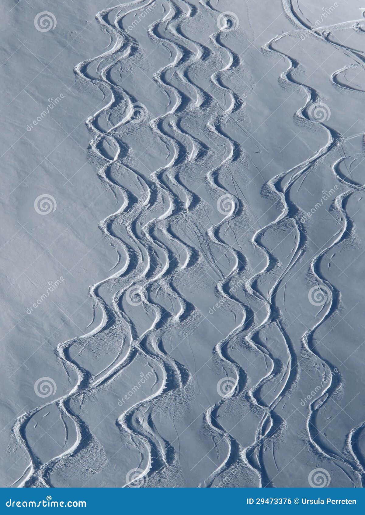 Ski tracks stock photo. Image of oberland, outdoors, landscape - 29473376