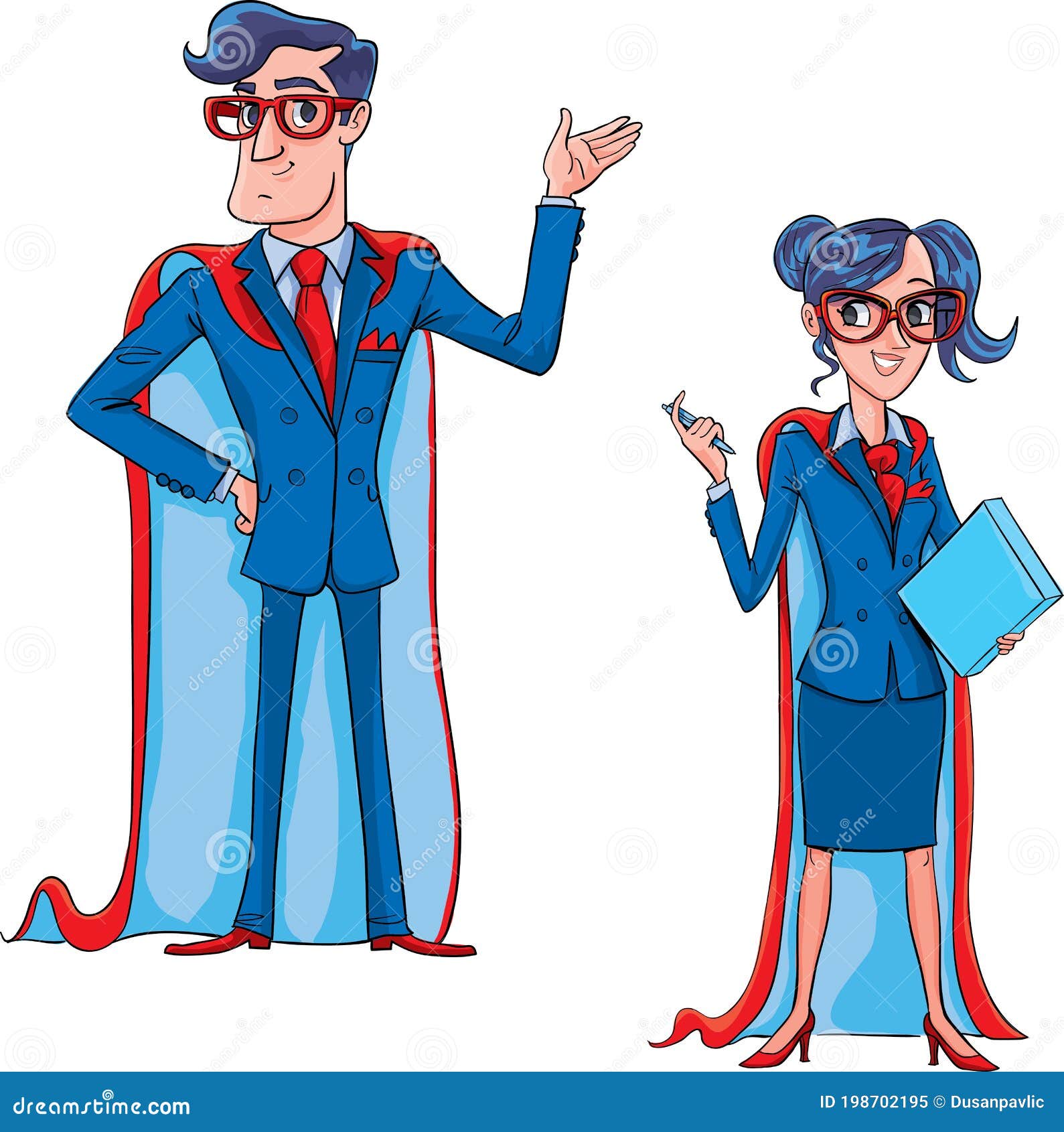 =superheroes in a Problem-solving Business Stock Vector - Illustration ...