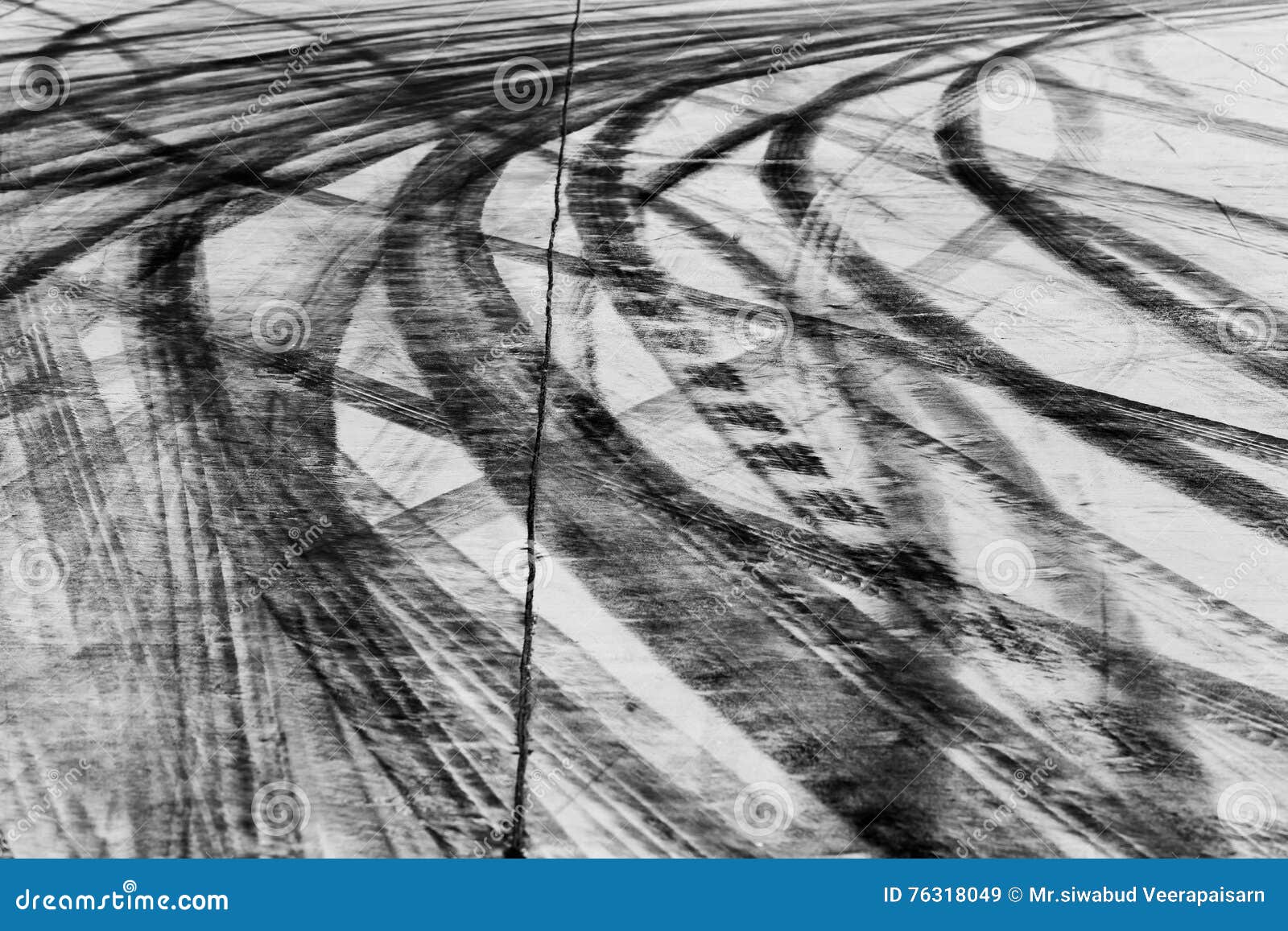 Skid marks on road surface stock image. Image of skidding - 76318049
