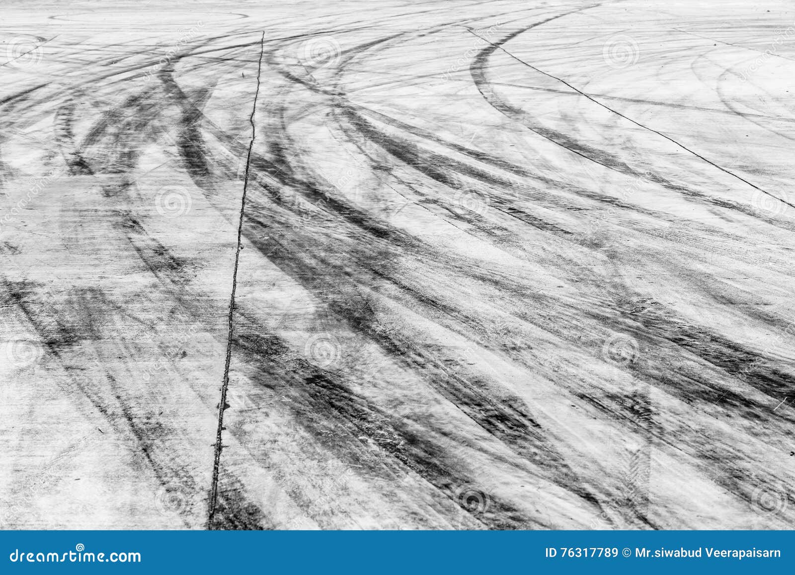 Skid marks on road surface stock image. Image of marks - 76317789