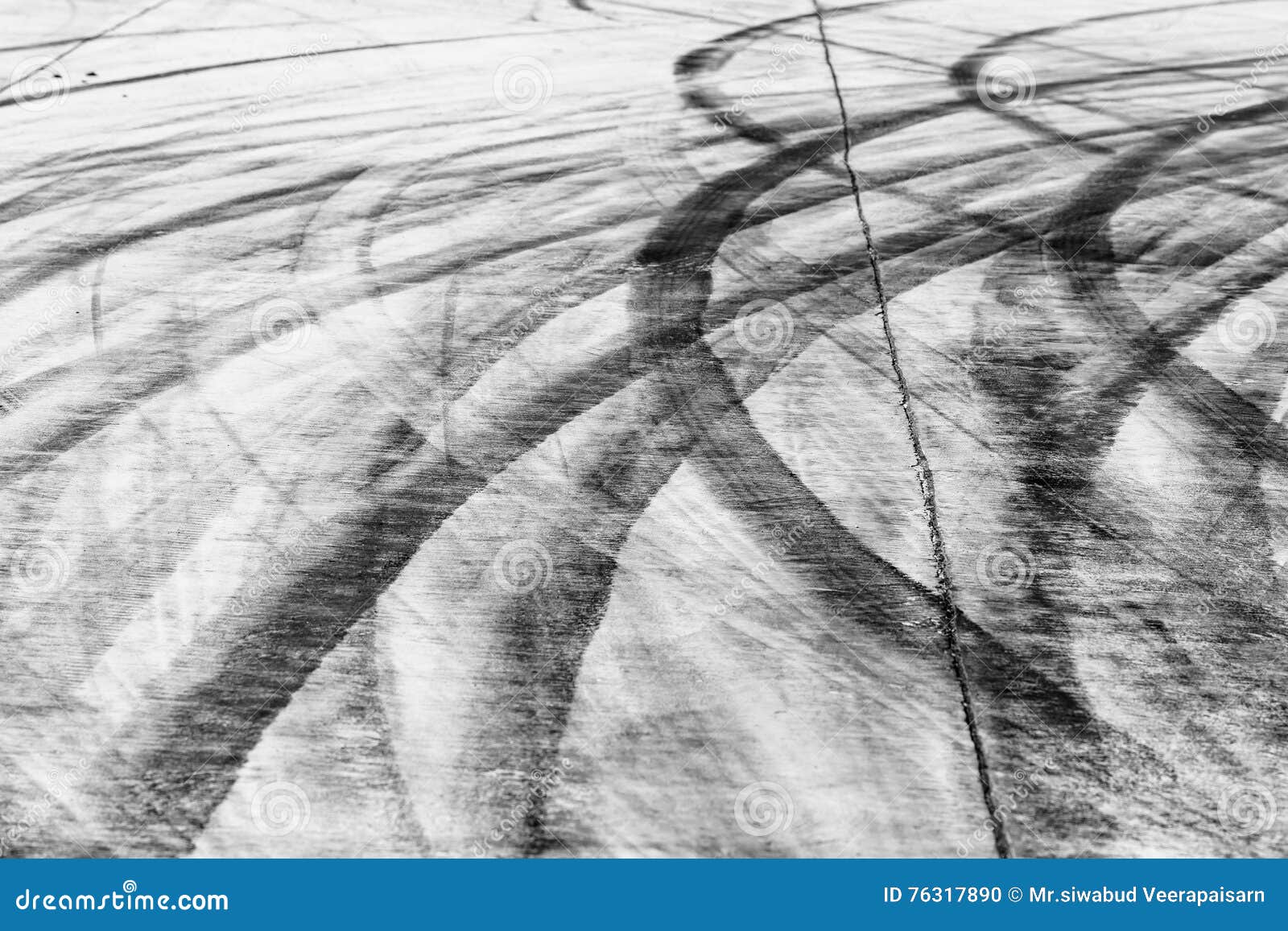 Skid marks on road surface stock photo. Image of road - 76317890