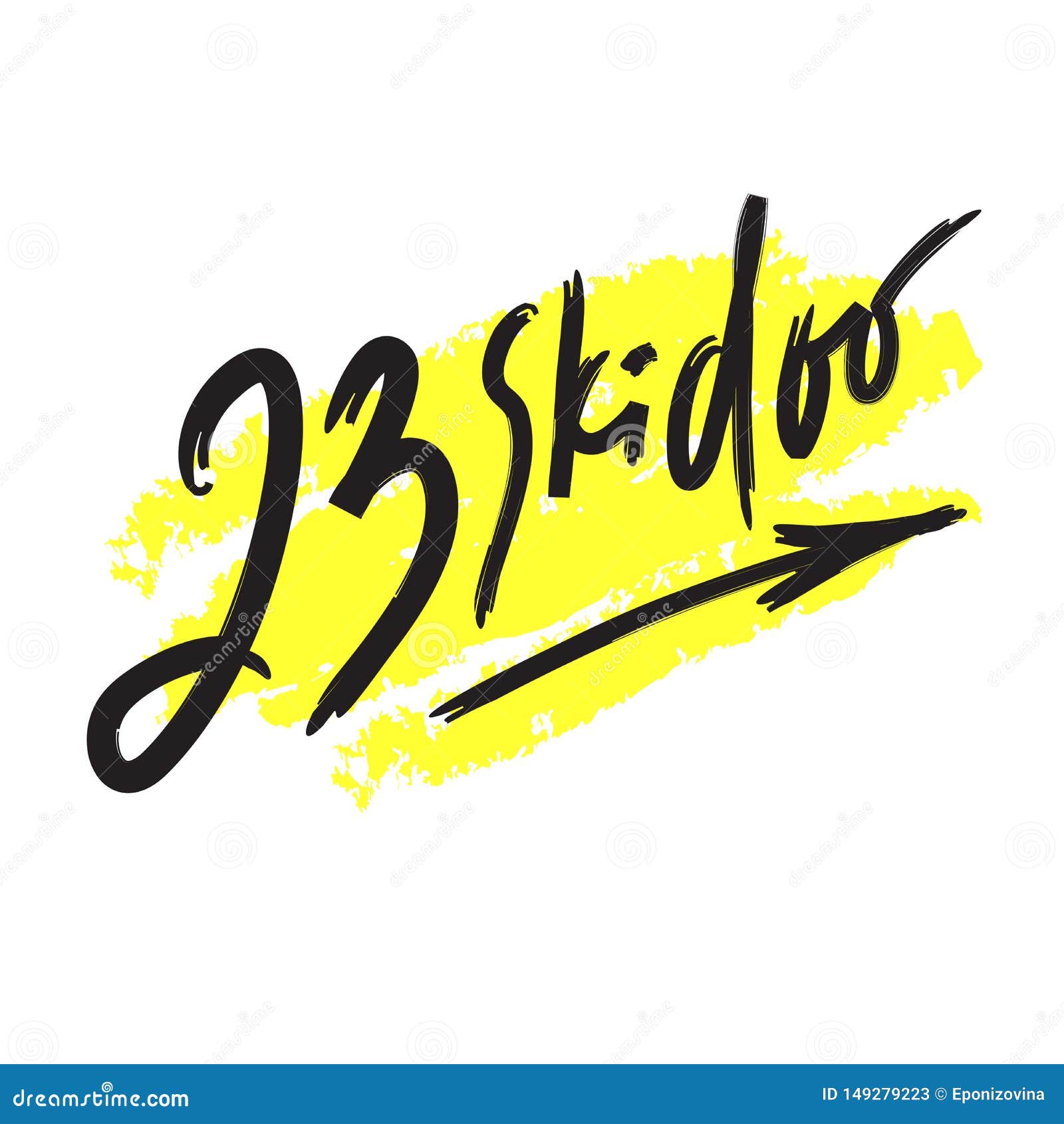 23 Skidoo - Inspire Motivational Quote. Hand Drawn Lettering. Youth ...