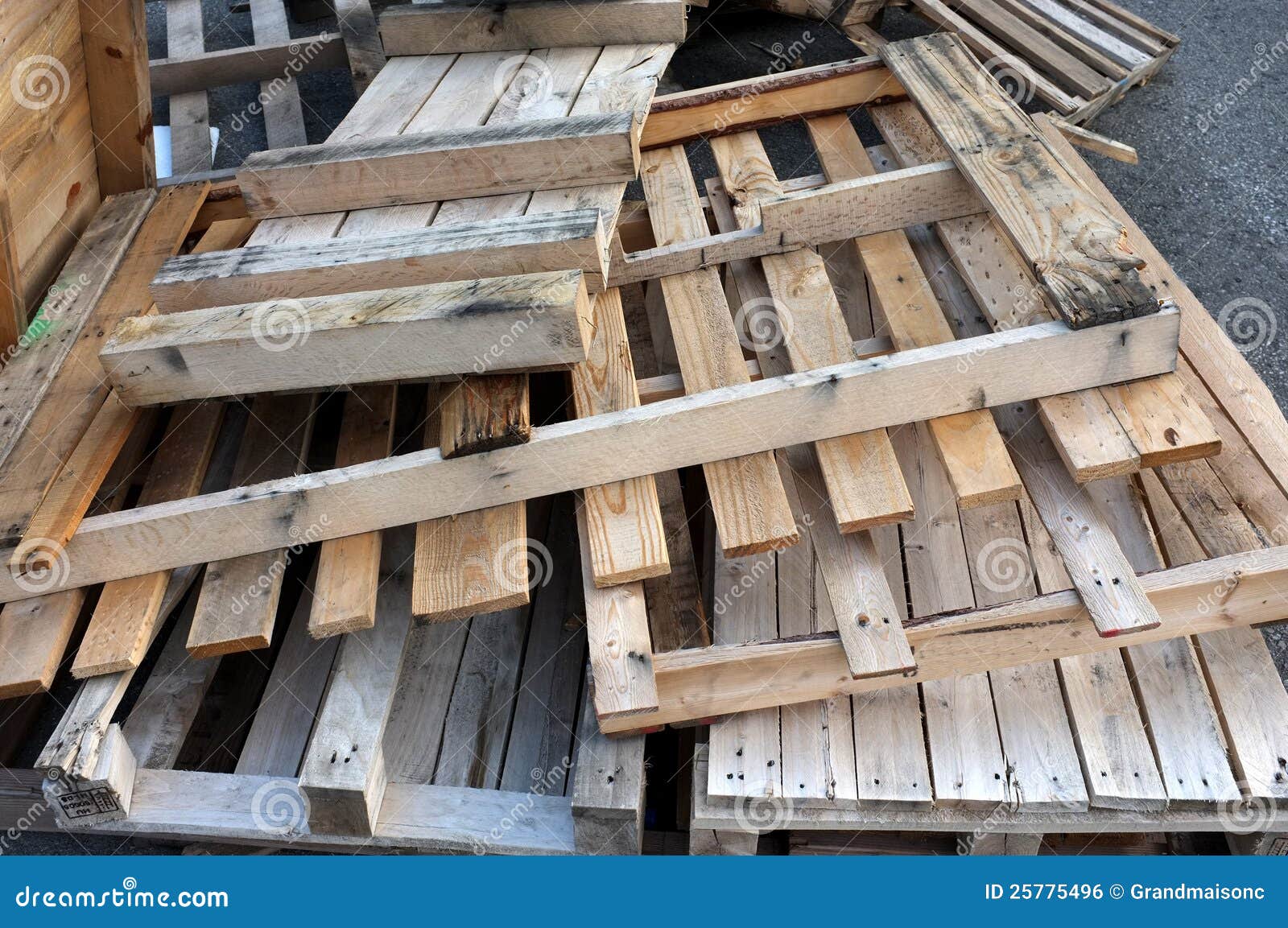 Skids stock photo. Image of stacked, pallet, storage - 25775496