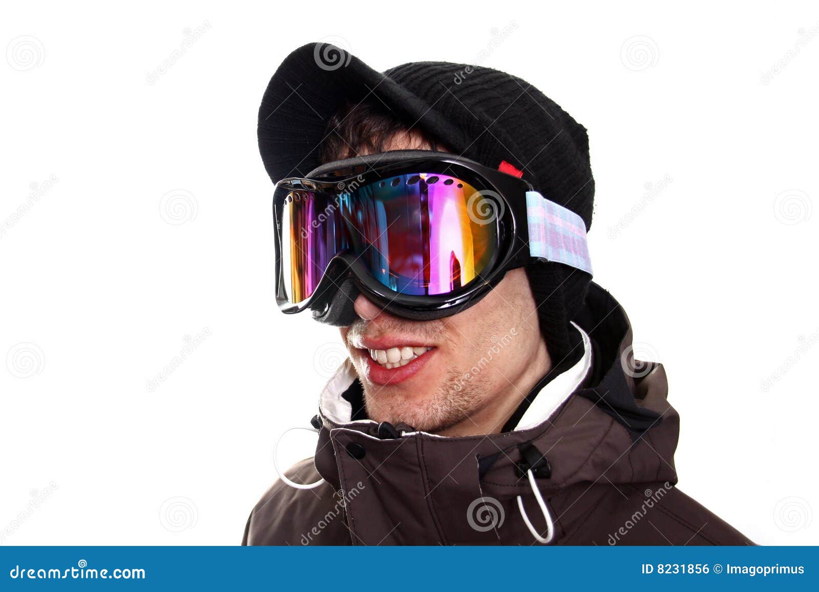 Skier stock photo. Image of snow, wear, cool, male, face - 8231856