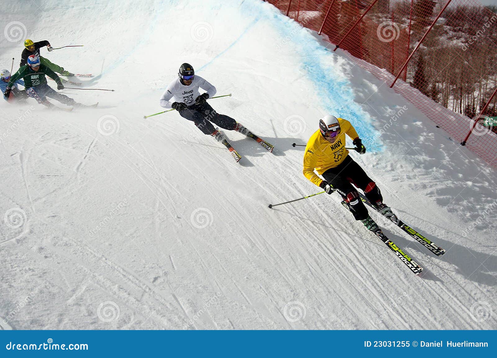 Skier-Cross Race at the ESPN X-Games, 2011 Editorial Image - Image of ...