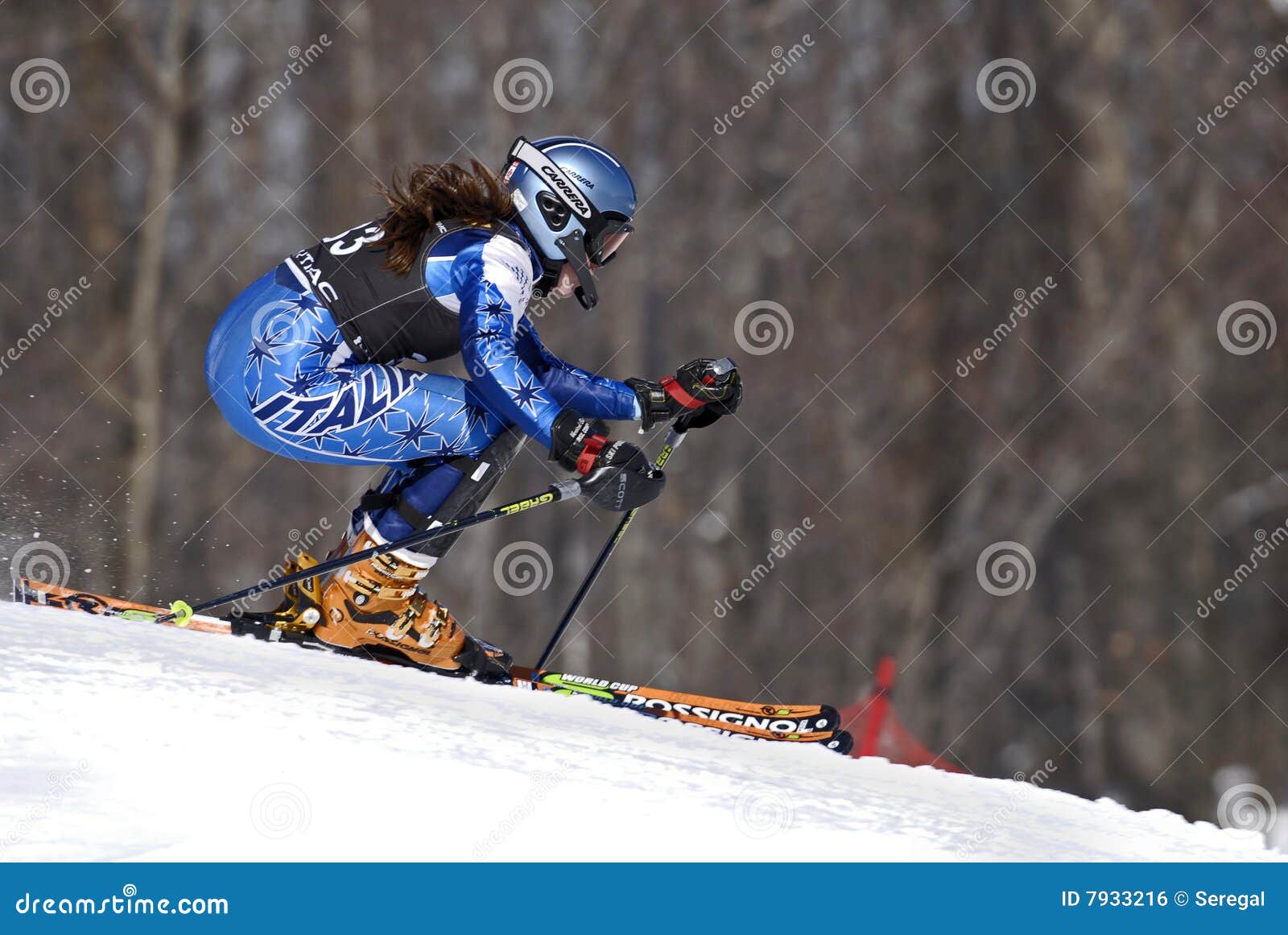 Skier at Pontiac Cup race editorial photo. Image of canada - 7933216