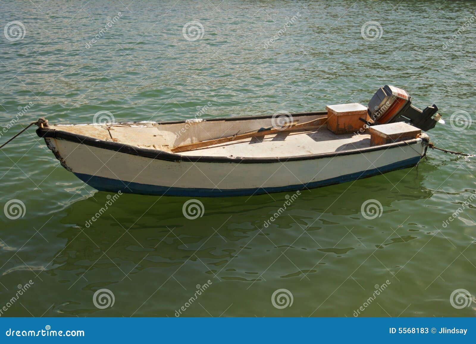 Skiff in Tel Aviv Harbour stock image. Image of oars, harbour - 5568183