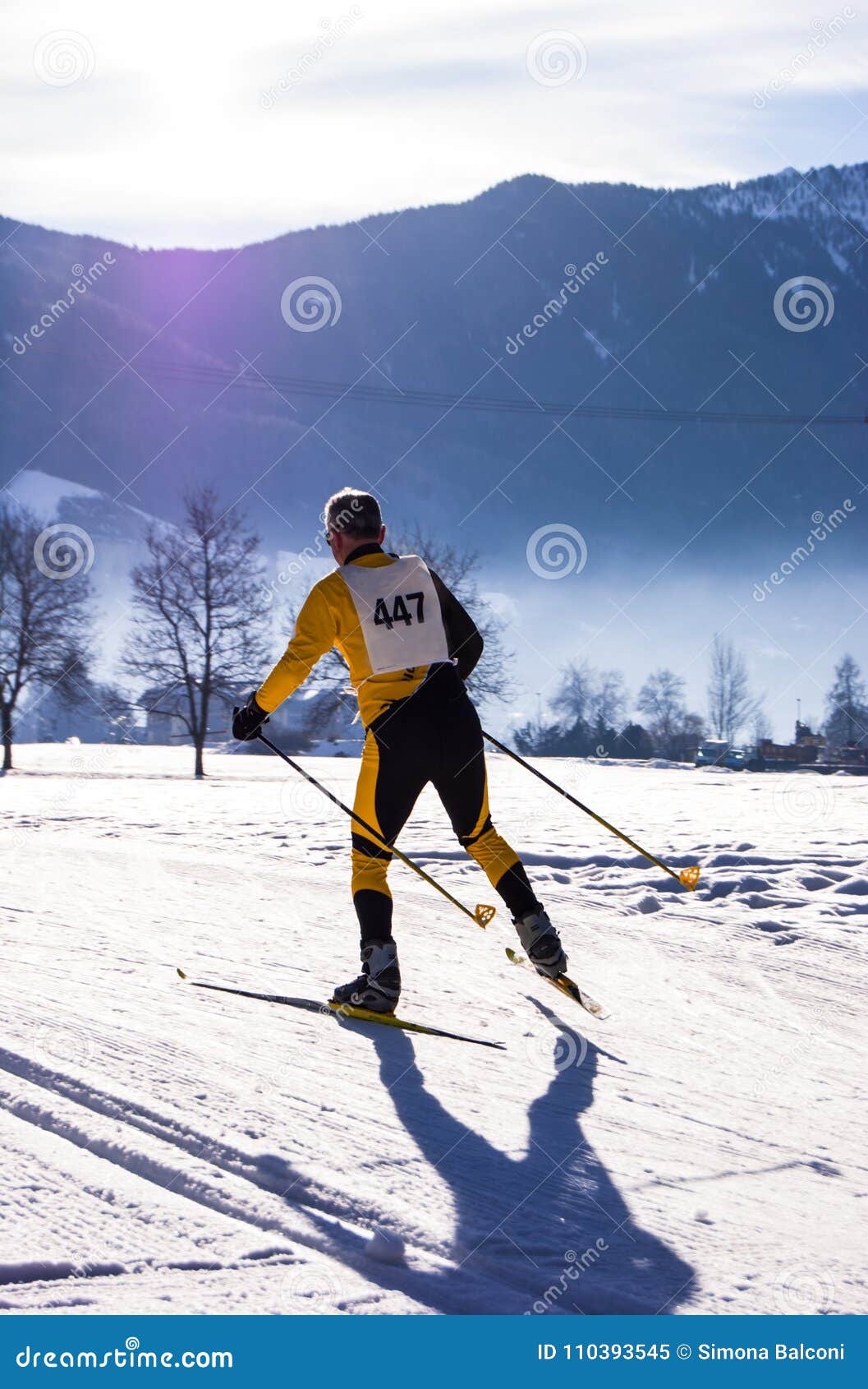 Skiing competition.NEF editorial image. Image of moving - 110393545