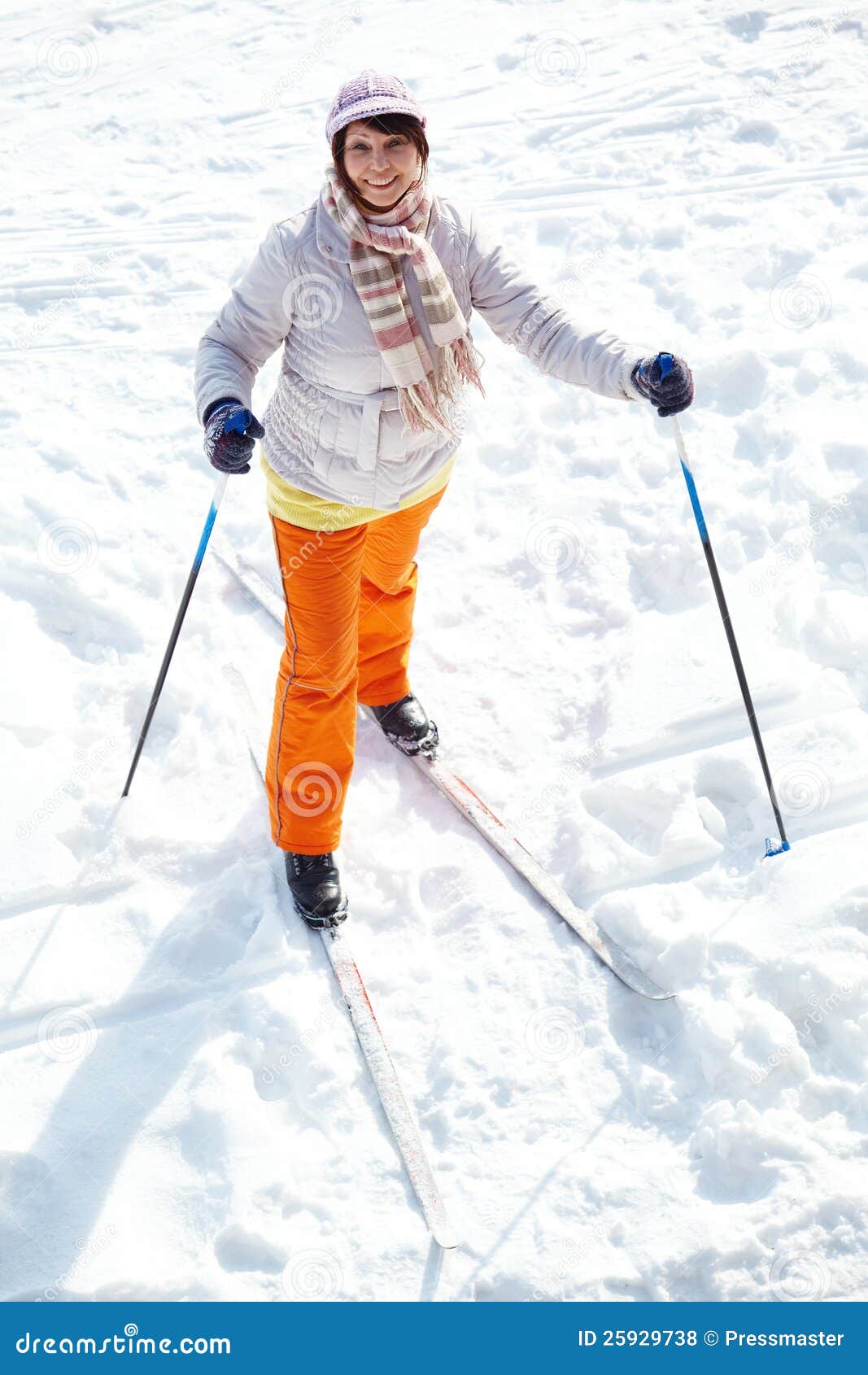 Skiing female stock photo. Image of active, attractive - 25929738