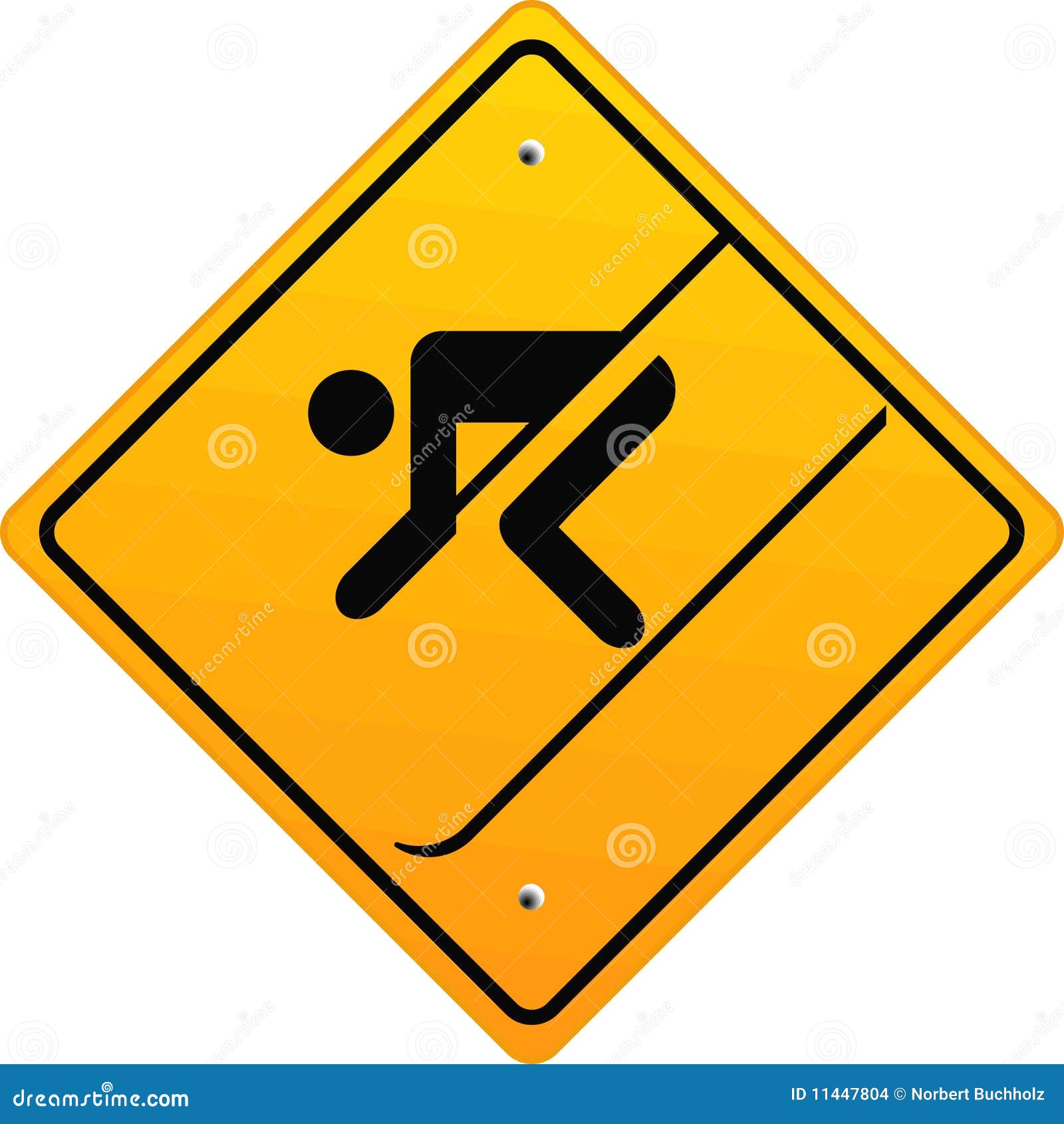 Skiing sign stock illustration. Illustration of cold - 11447804