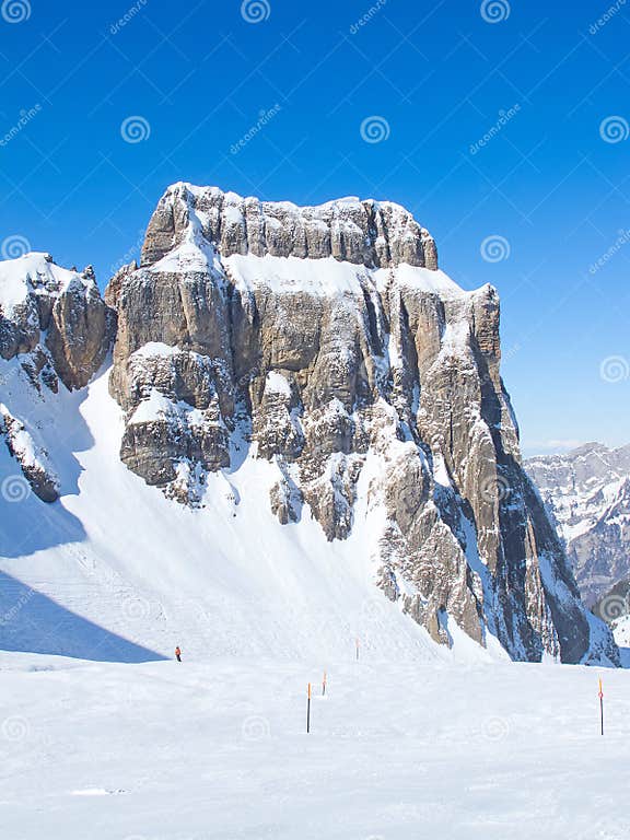 Skiing slope stock photo. Image of frozen, outside, blue - 26996012