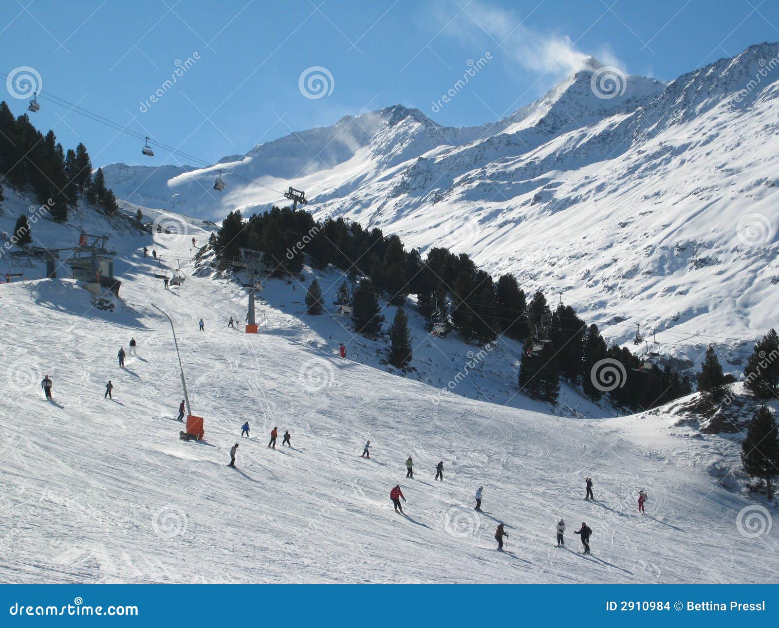 Skiing Slope Royalty-Free Stock Photo | CartoonDealer.com #10812201