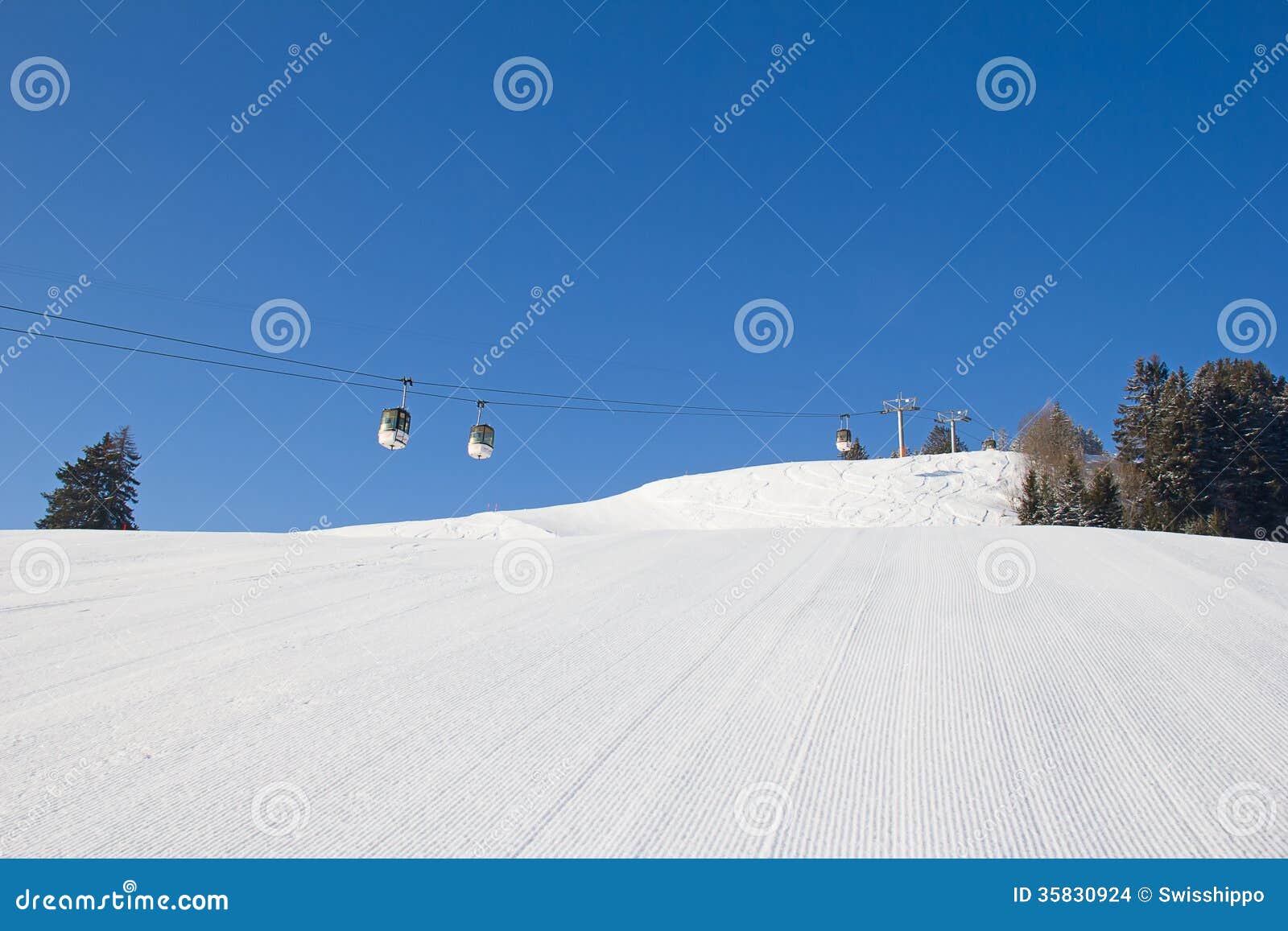 Skiing slope stock photo. Image of resort, clean, nature - 35830924
