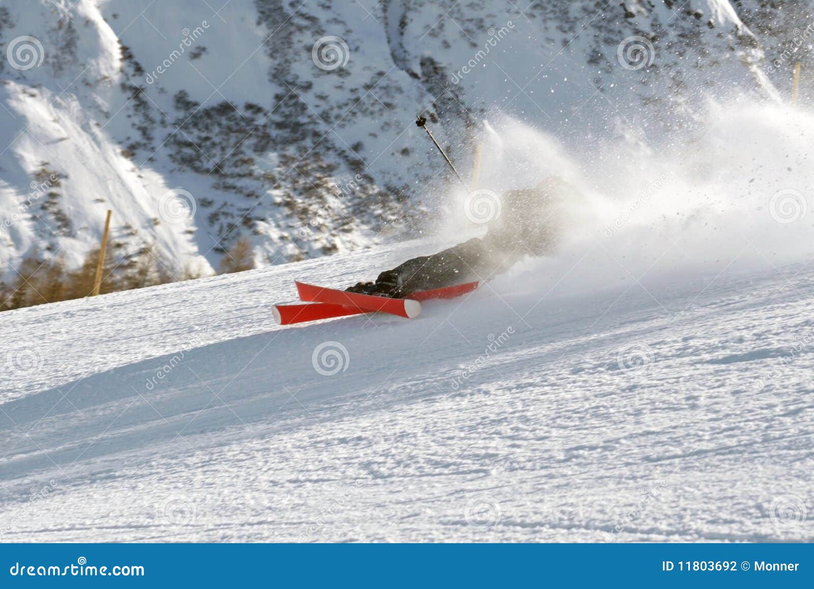 Skiing Teen Falling stock photo. Image of adventure, stunt - 11803692