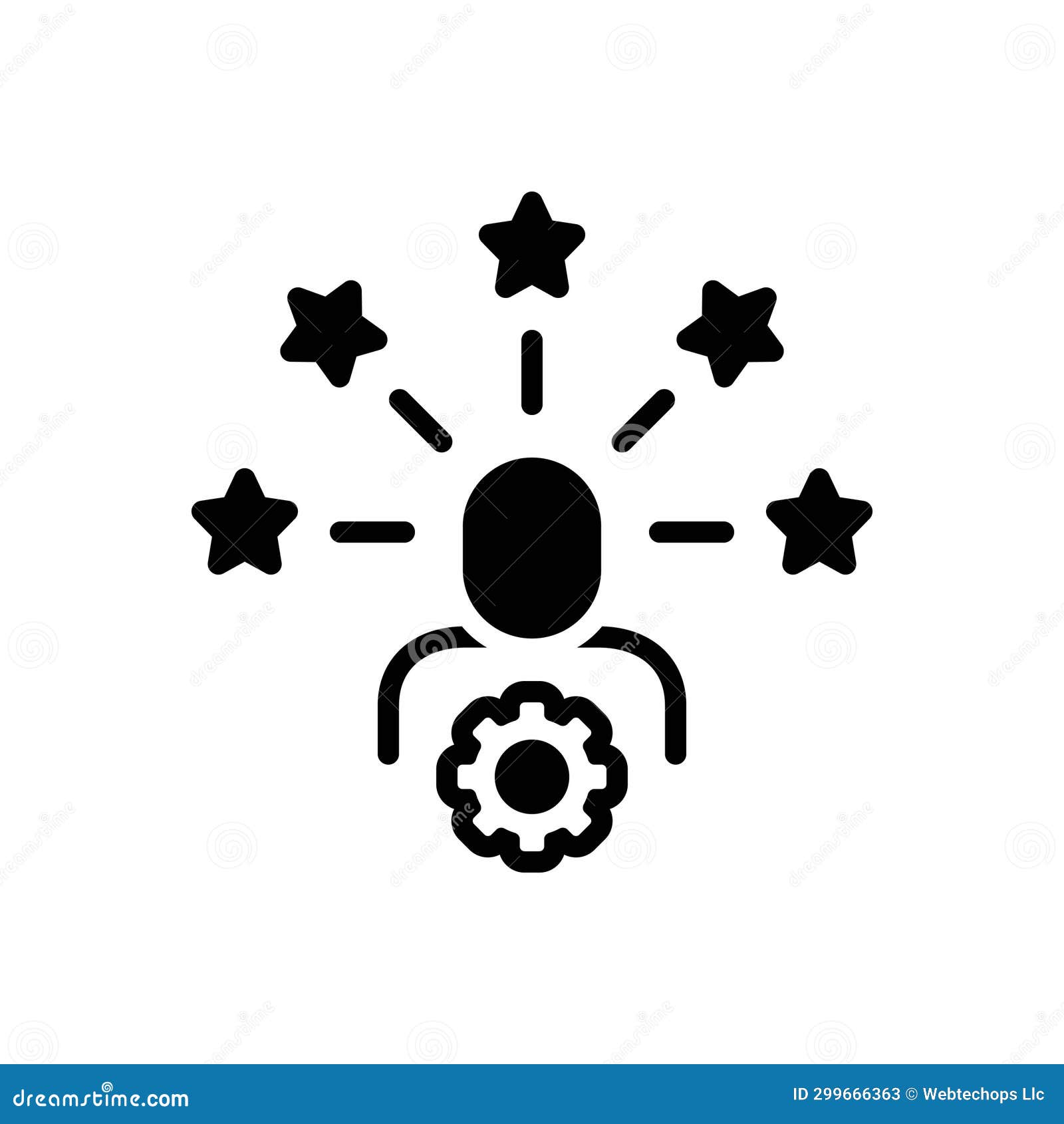 Black Solid Icon for Skill Building, Skill and Creative Stock ...
