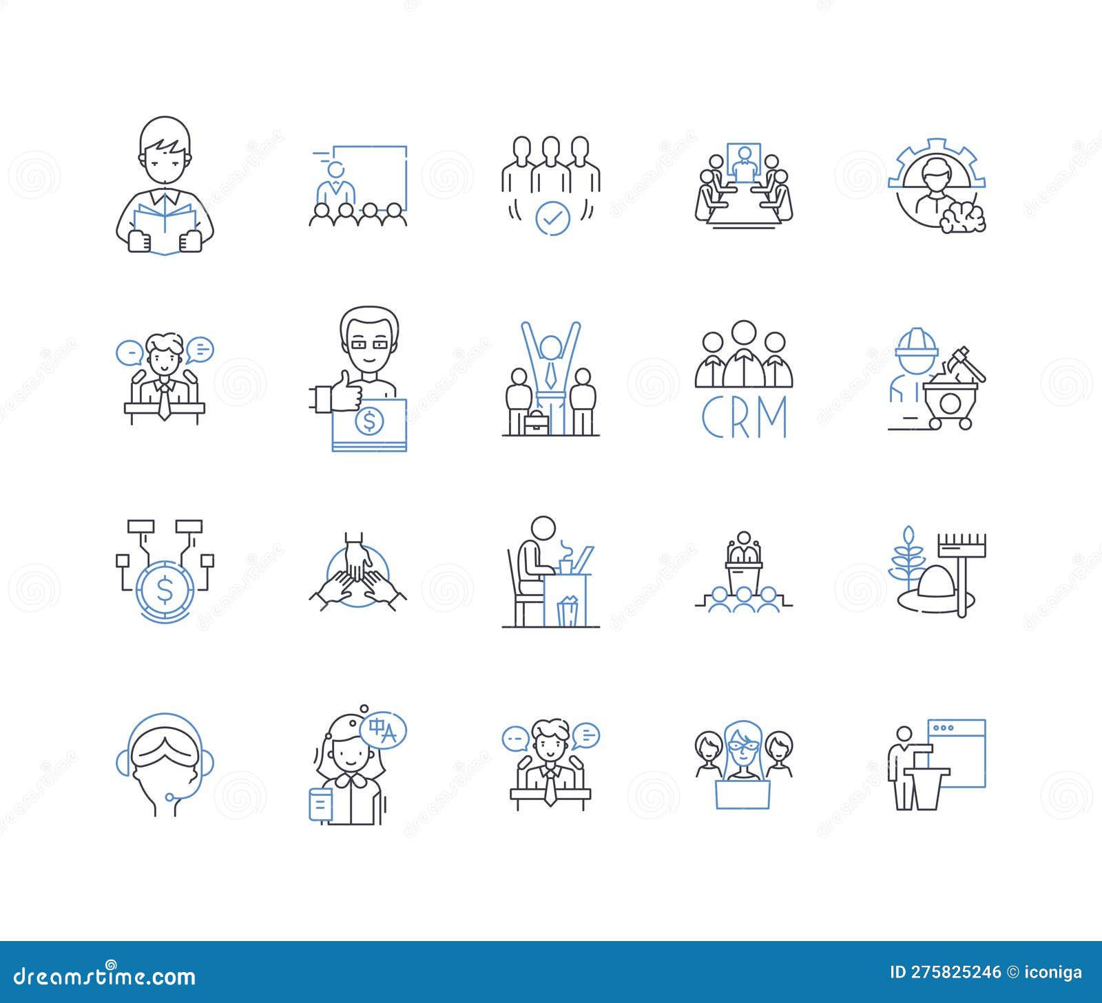 Skill Building Line Icons Collection. Mastery, Improving, Developing ...