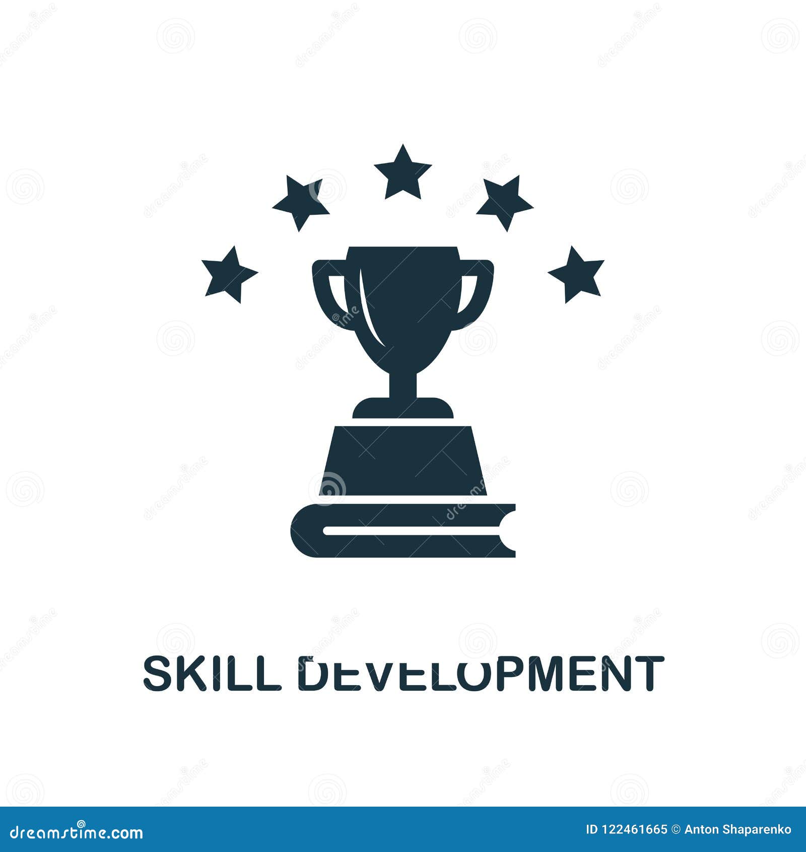 Skill Development Creative Icon. Simple Element Illustration Stock ...