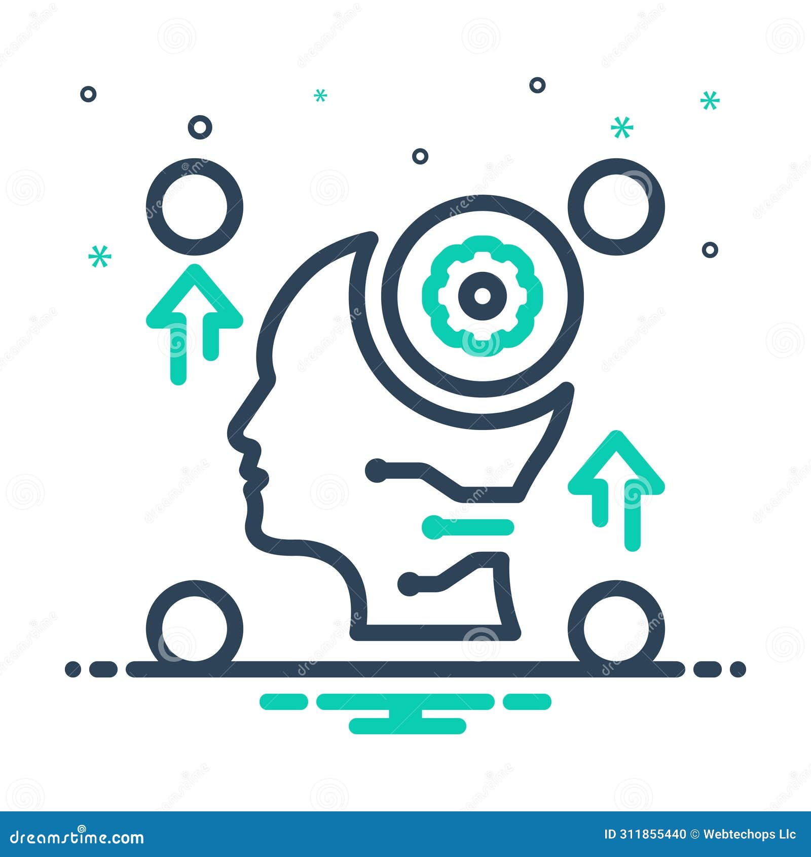 Mix Icon for Skill Development, Skill and Talent Stock Vector ...