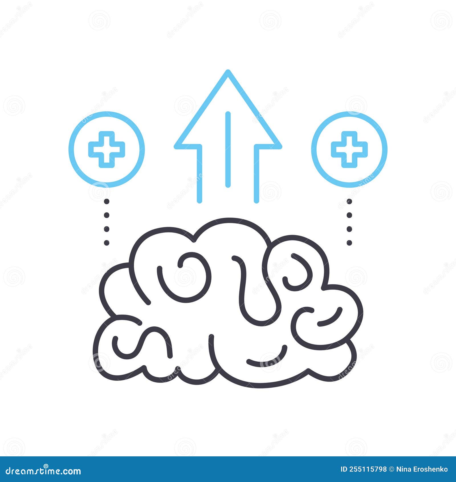 Skill Development Line Icon, Outline Symbol, Vector Illustration ...