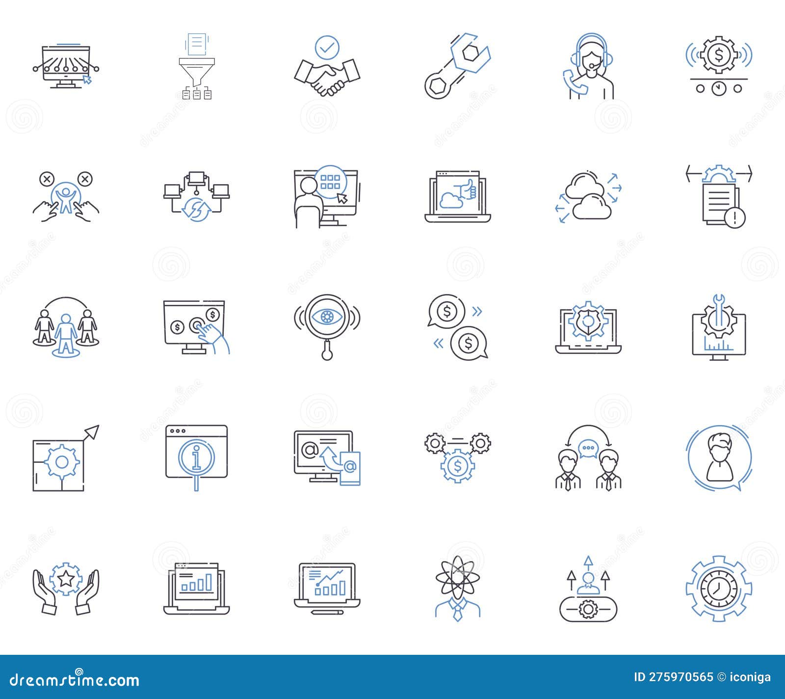 Skill Enhancement Line Icons Collection. Learning, Education, Training ...