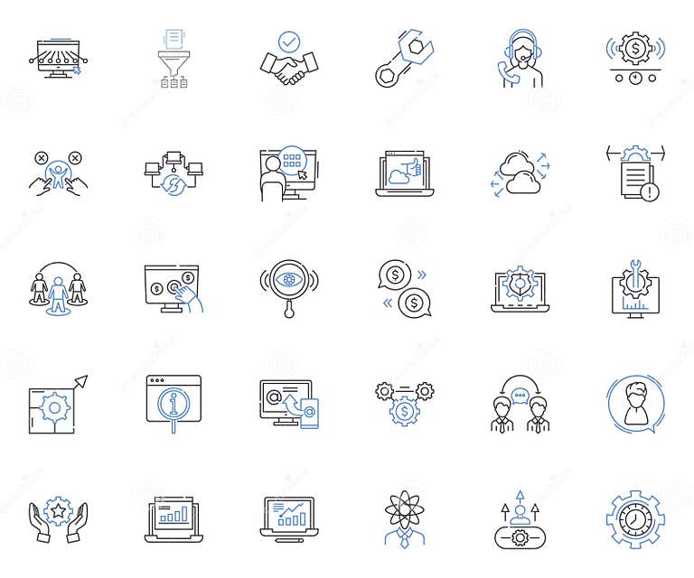 Skill Enhancement Line Icons Collection. Learning, Education, Training ...