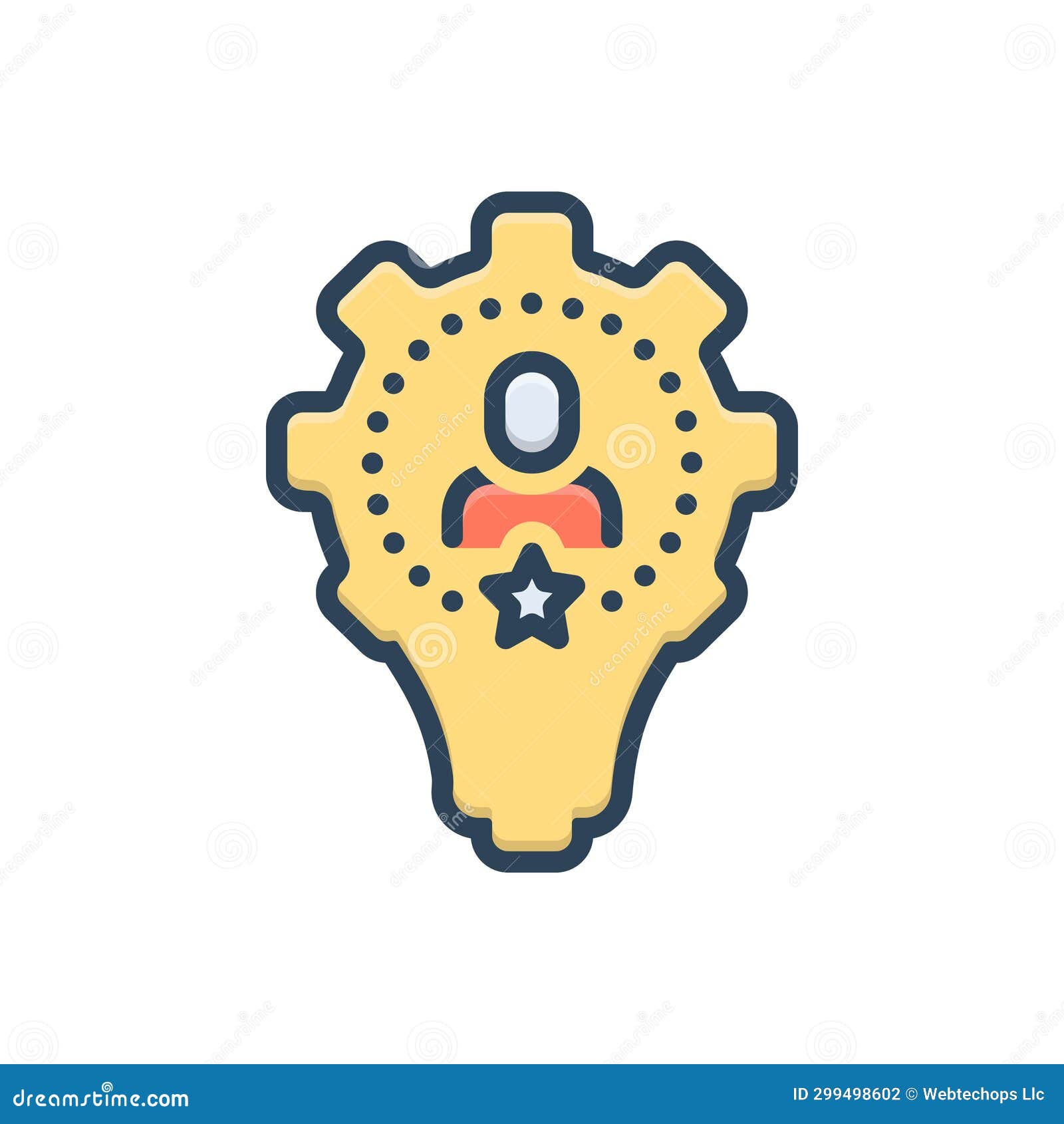 Color Illustration Icon for Skill, Ability and Expert Stock ...