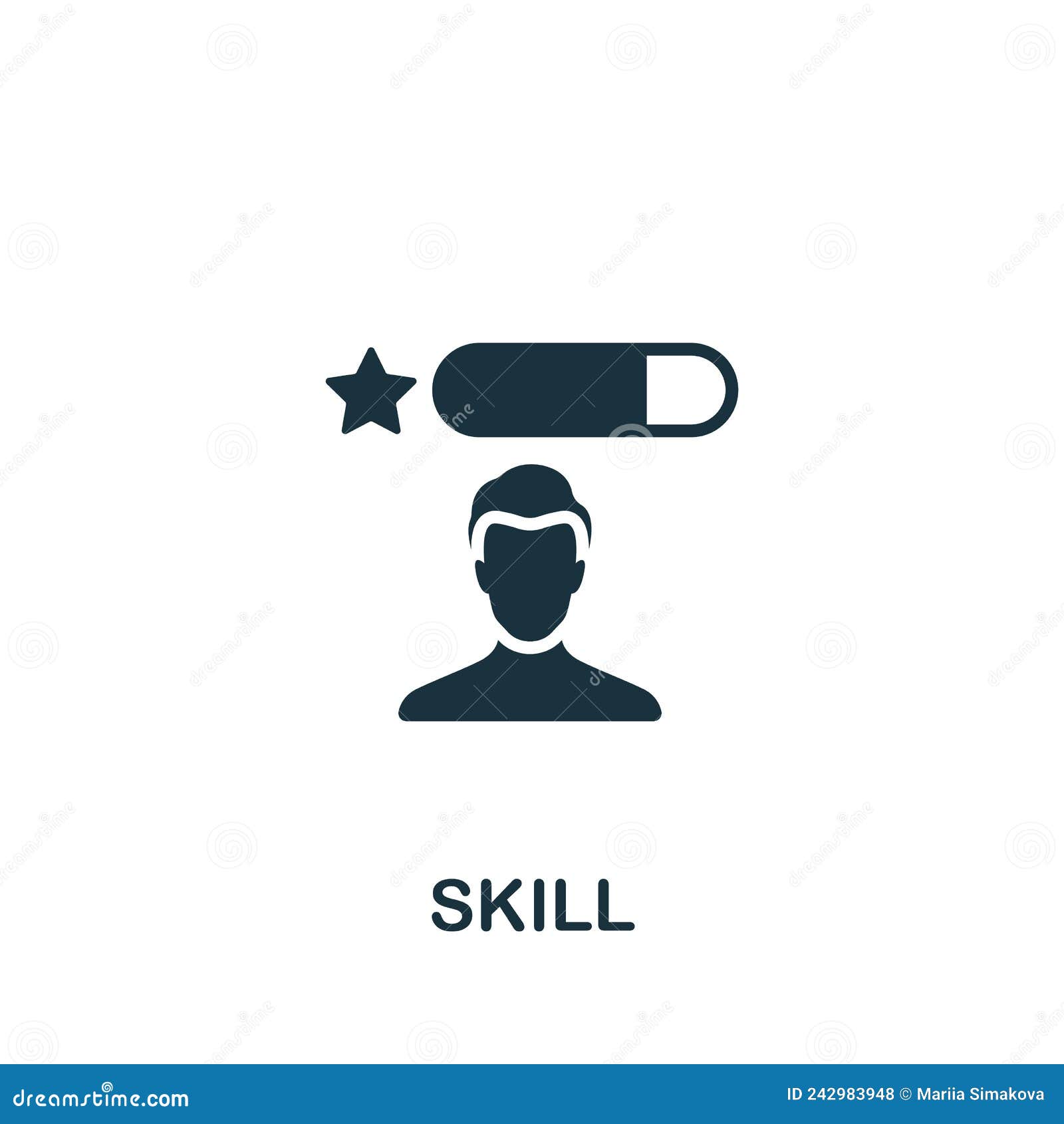 Skill Icon. Monochrome Simple Icon for Templates, Web Design and ... Skill Icon. Monochrome Simple Icon for Templates, Web Design and ...