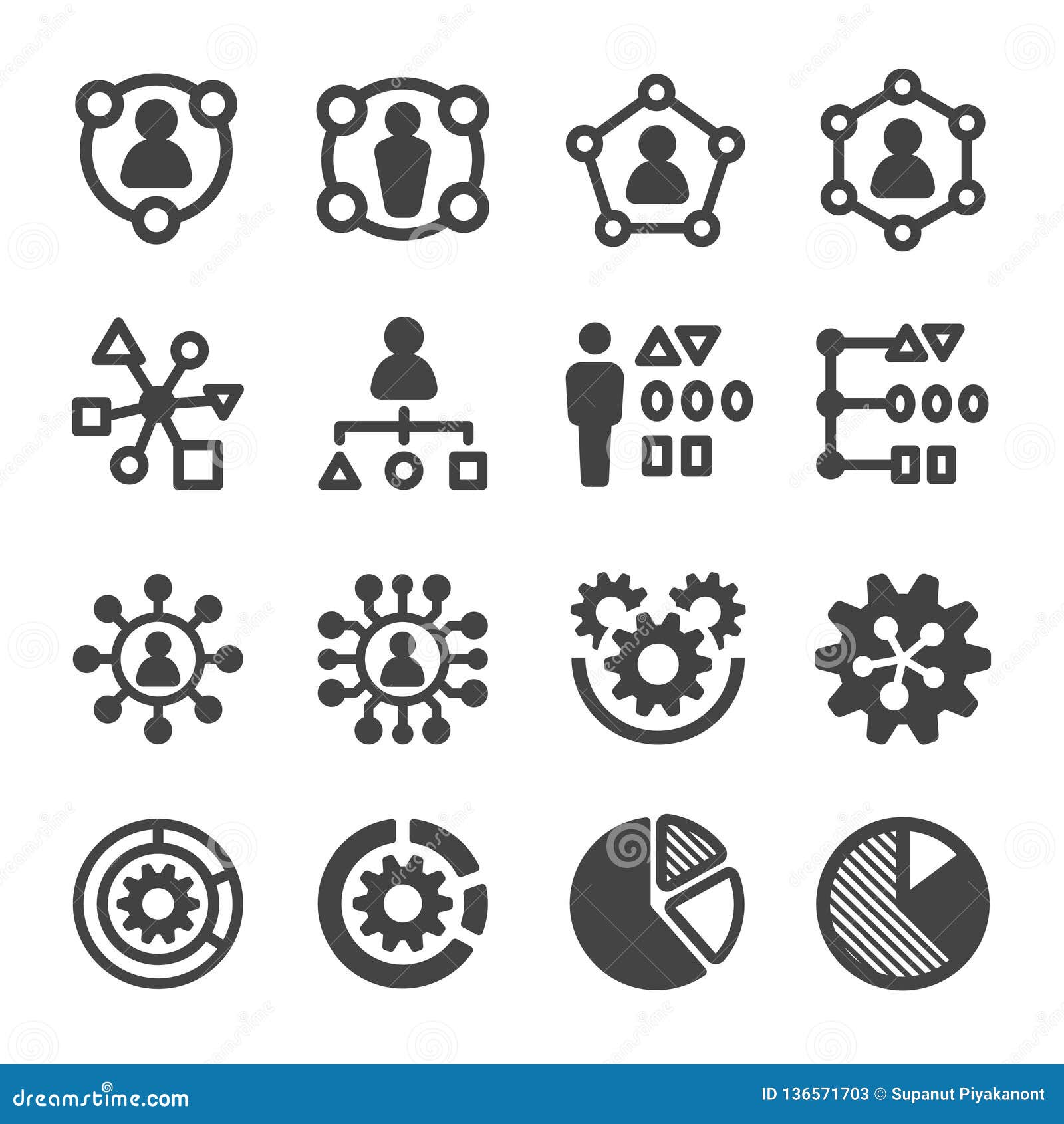 Skill Ability Icon. Skilled Employee. Gear And Hand Symbol Of Talents ...