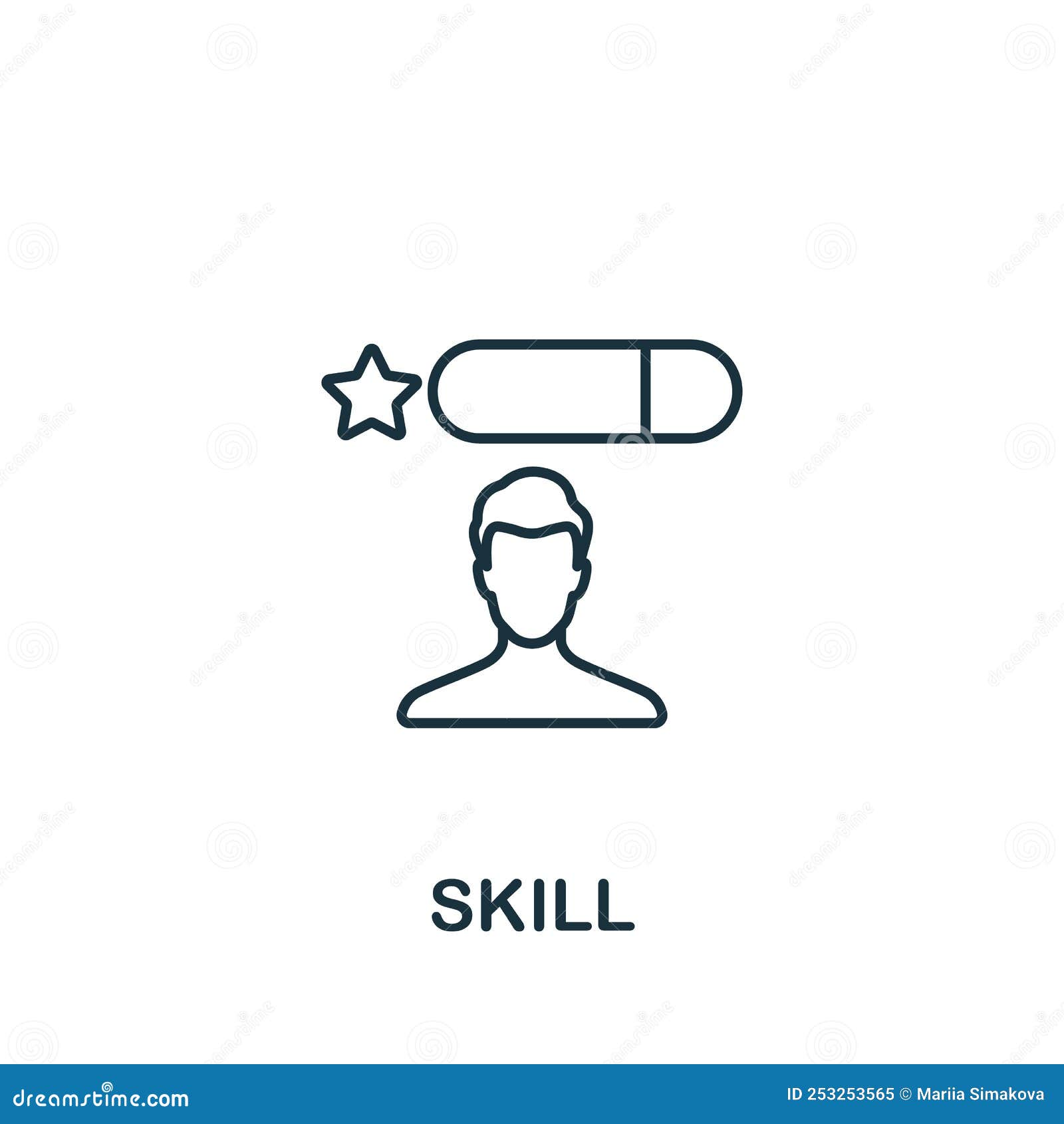 Skill Icon. Monochrome Simple Icon for Templates, Web Design and ... Skill Icon. Monochrome Simple Icon for Templates, Web Design and ...