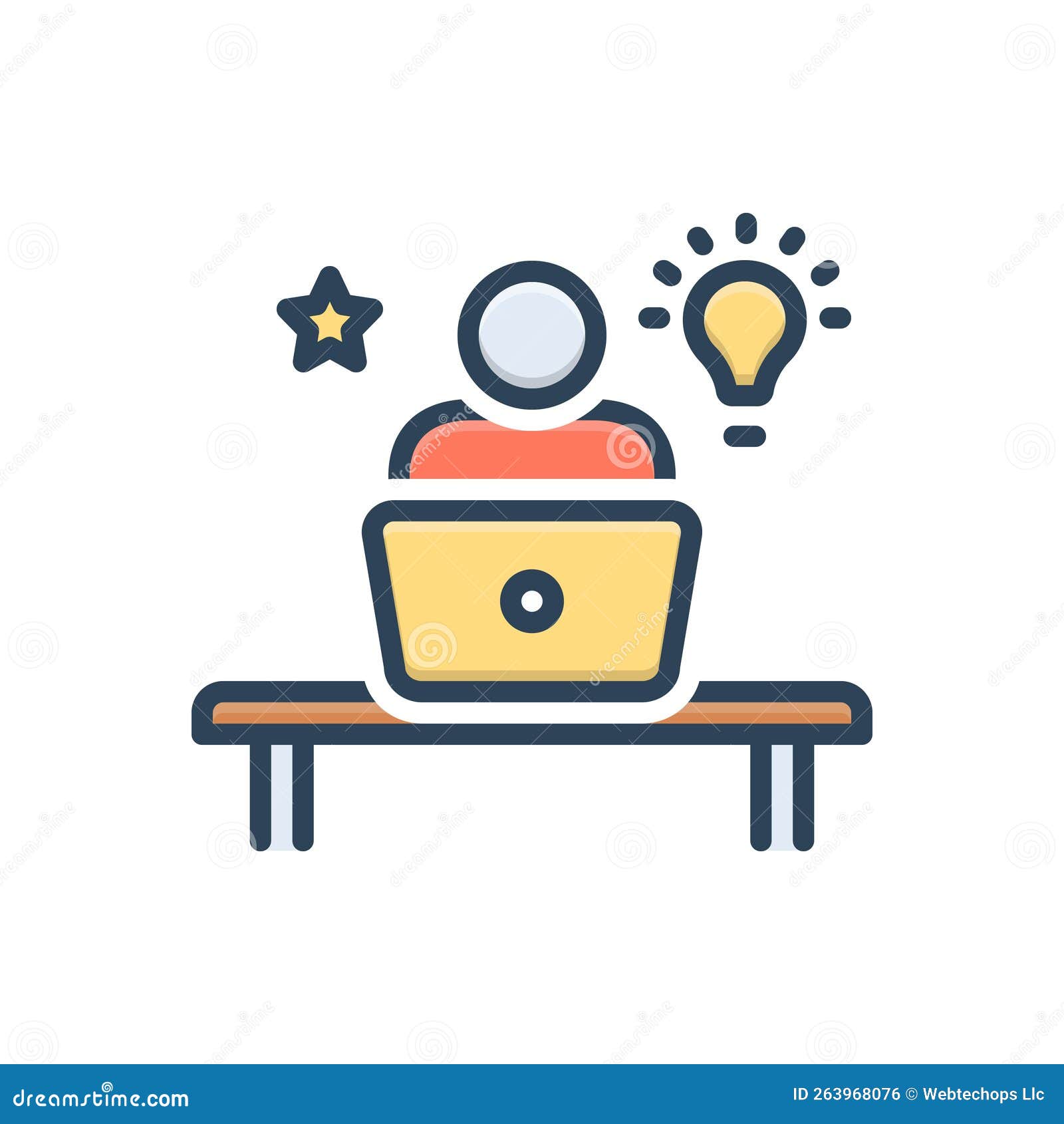 Color Illustration Icon for Skill, Ability and Talent Stock ...