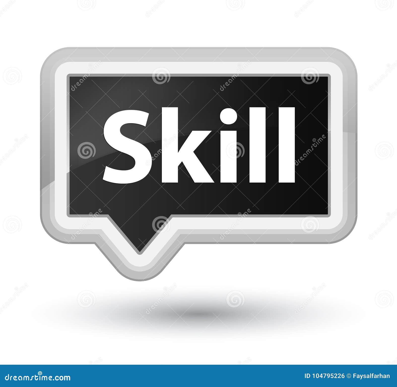 Skill Prime Black Banner Button Stock Illustration - Illustration of ...
