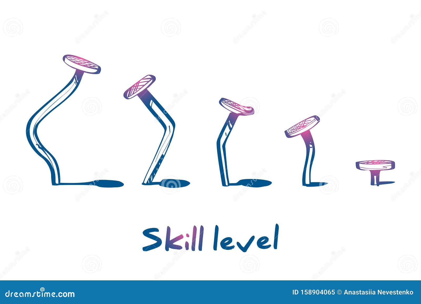 Beginner Level Concept Icon Vector Illustration | CartoonDealer.com ...
