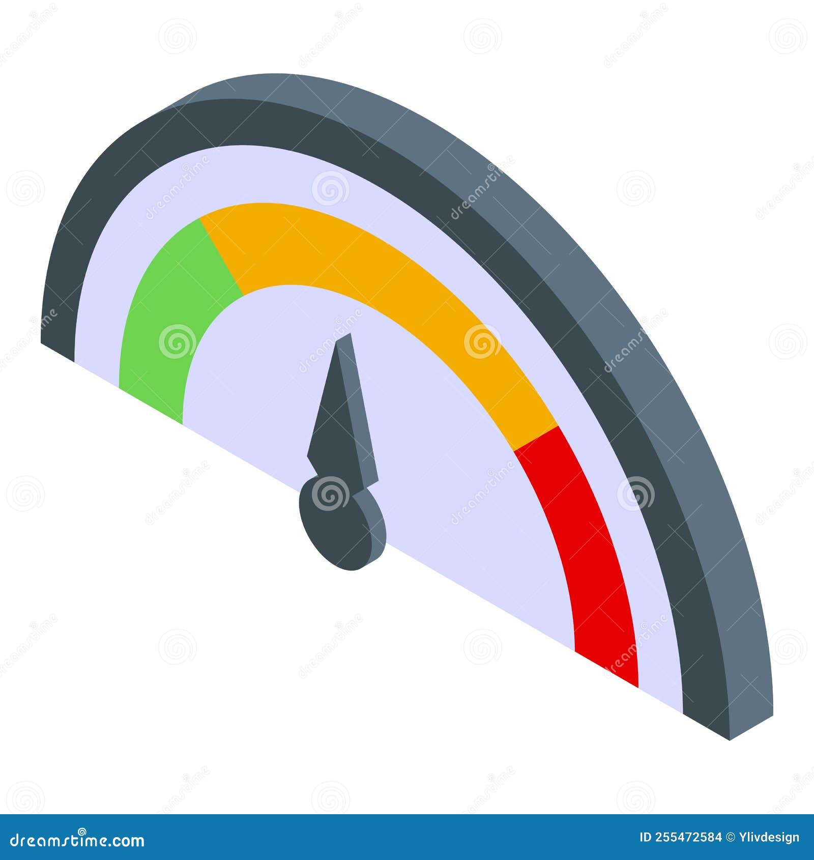 Skill Level Dashboard Icon Isometric Vector. Beginner Training Stock ...