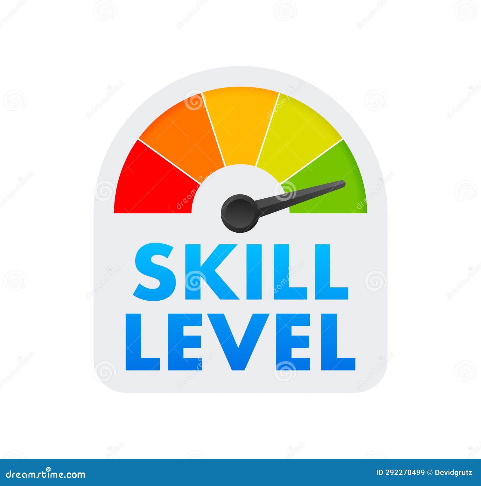 Skill Scale Vector Illustration | CartoonDealer.com #33102670