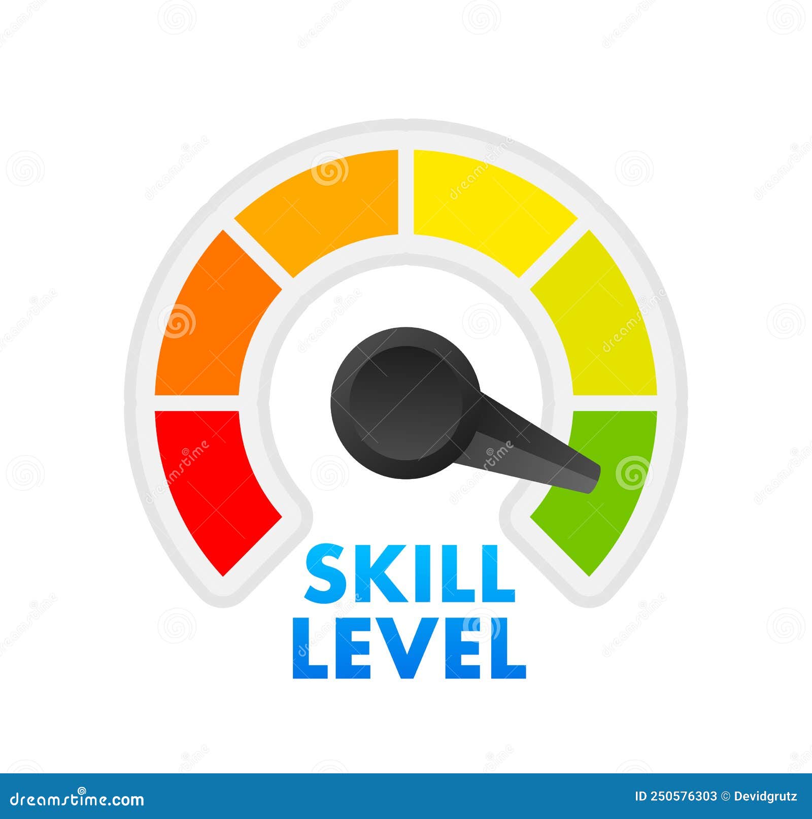 Skill Levels Growth, Meter Indicator. Skills Enhancement. Vector Stock ... Skill Levels Growth, Meter Indicator. Skills Enhancement. Vector Stock ...