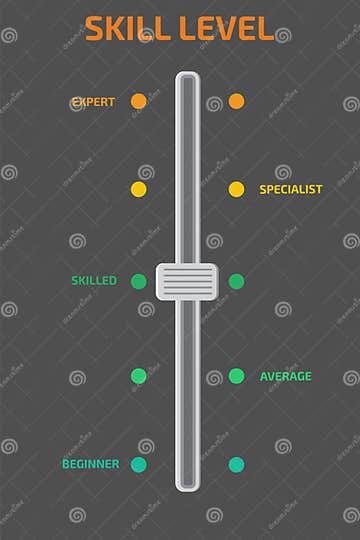 Skill Levels Vector. Vector Illustration Stock Vector - Illustration of ...
