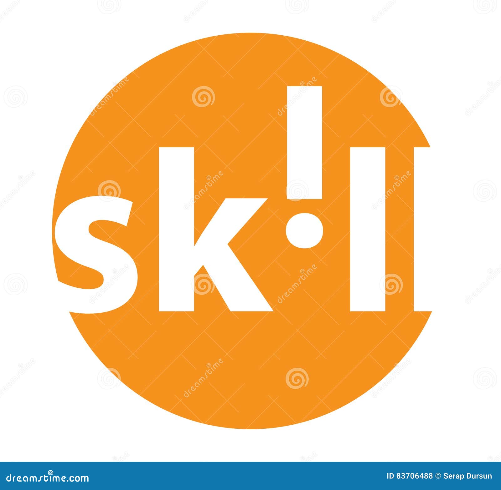 Skill Logo Concept Design stock illustration. Illustration of concept ...