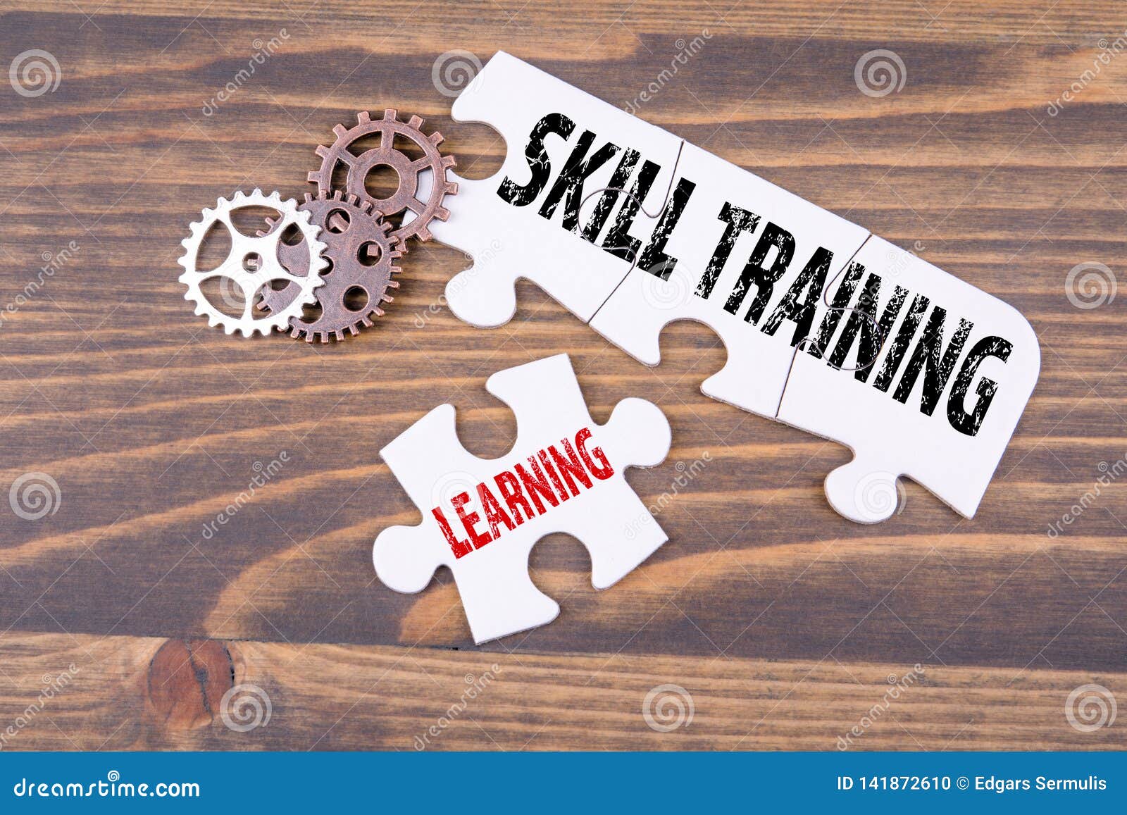 Skill Training and Learning Concept Stock Illustration - Illustration ...