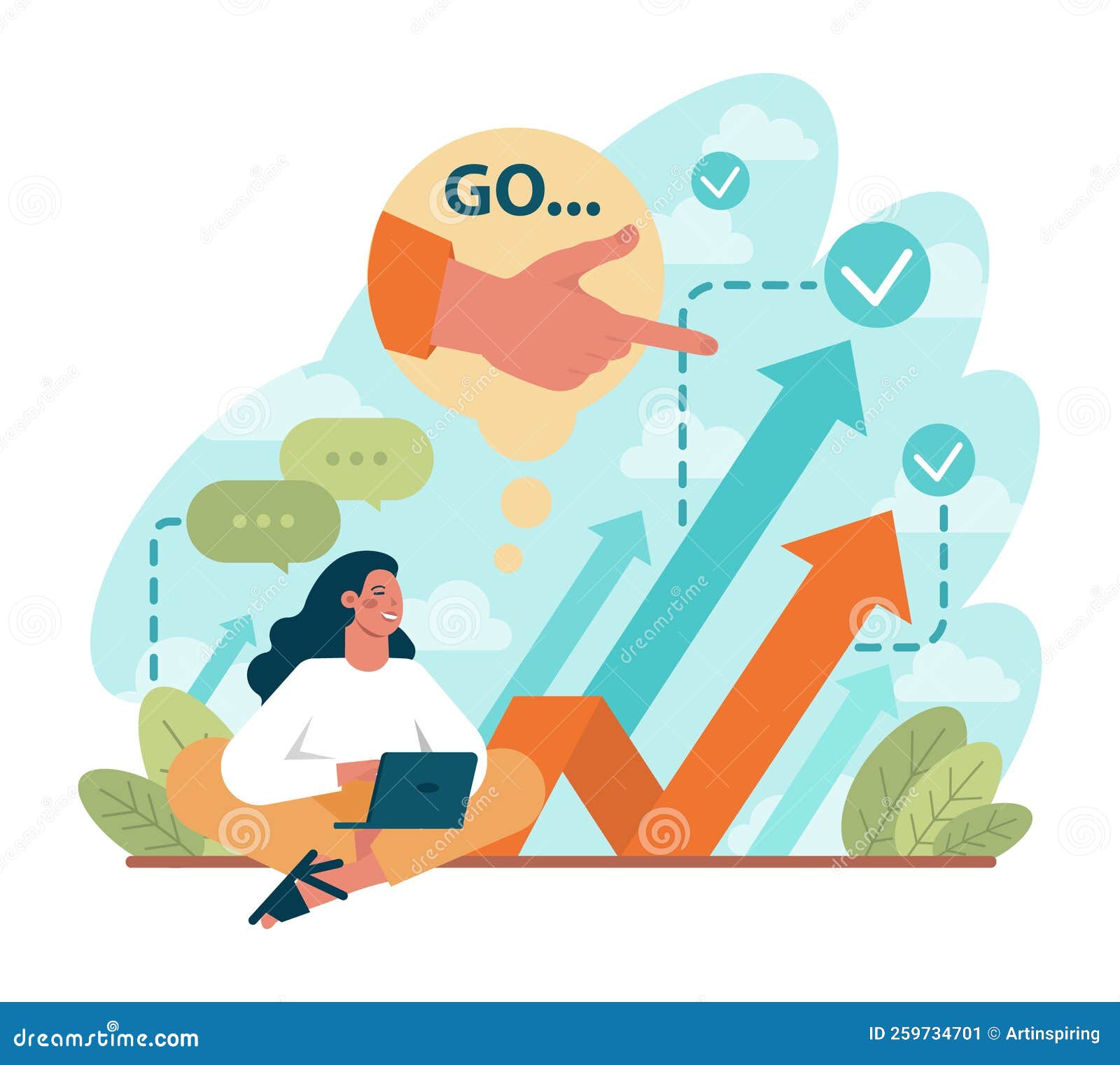 Skill Up Concept. Increasing of Business or Professional Abilities ...