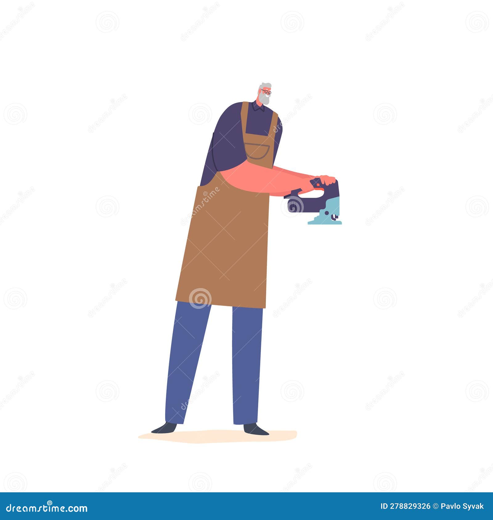 Skilled Carpenter Using a Grinder Tool for Precise Shaping and ...