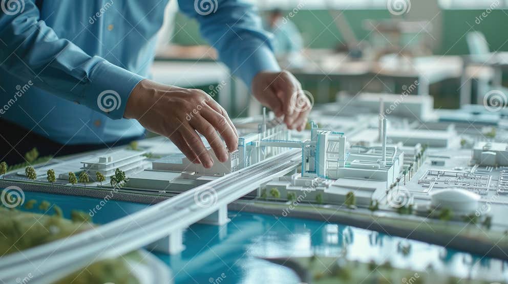 Skilled Civil Engineer Planning Hydro Electrical Power by Using Model ...