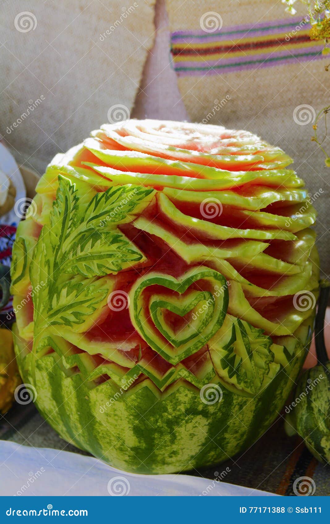 Skilled Handicrafts. Fruits and Vegetables Stock Photo - Image of clay ...