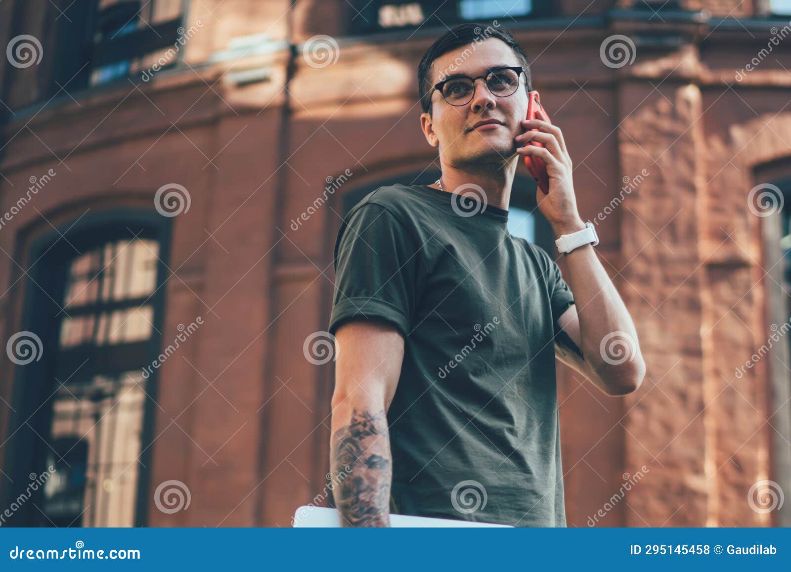 Skilled Male Software Developer with Laptop Device for Working in Hand ...