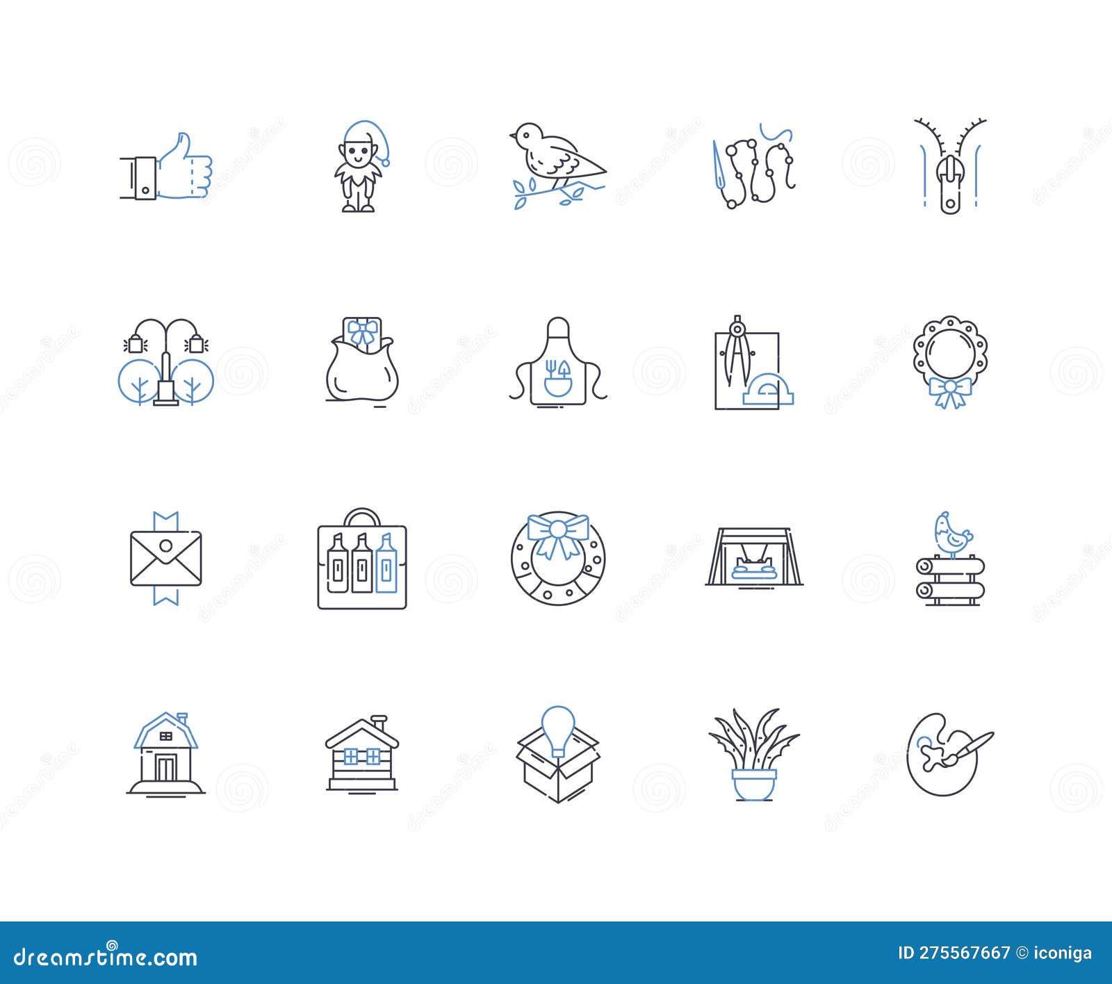 Skillful Enterprise Line Icons Collection. Innovative, Resourceful ...