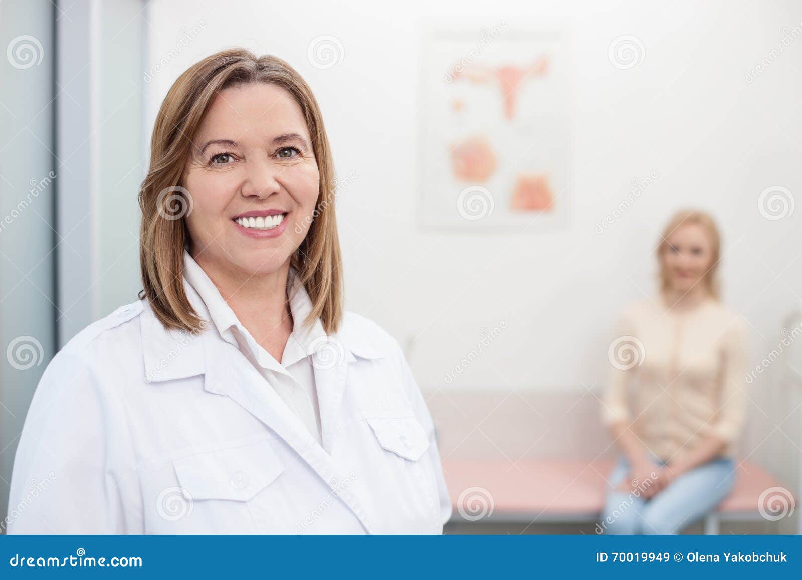 Skillful General Practitioner is Serving the Lady Stock Image - Image ...