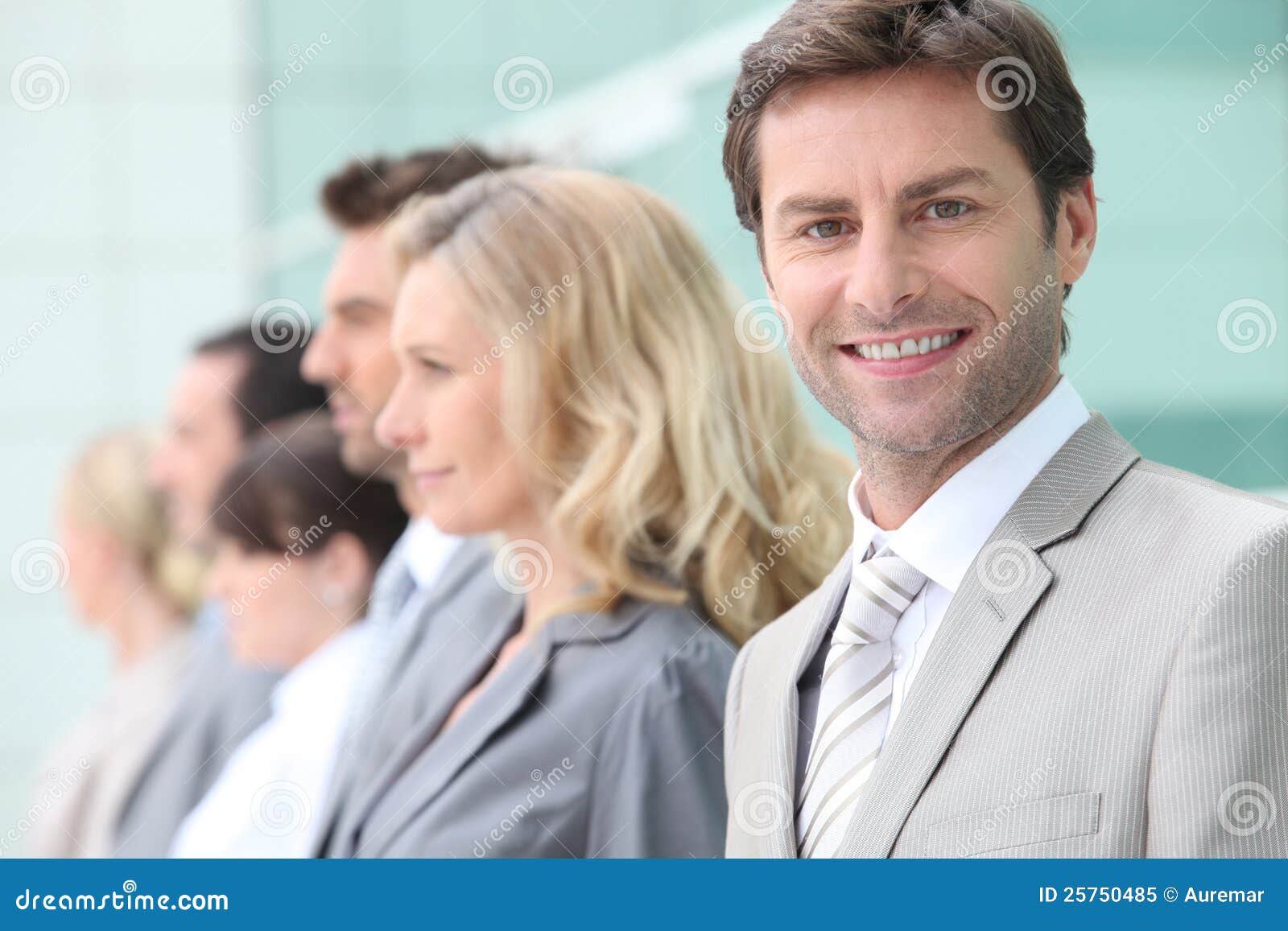 Skillful salesteam stock image. Image of presentation - 25750485