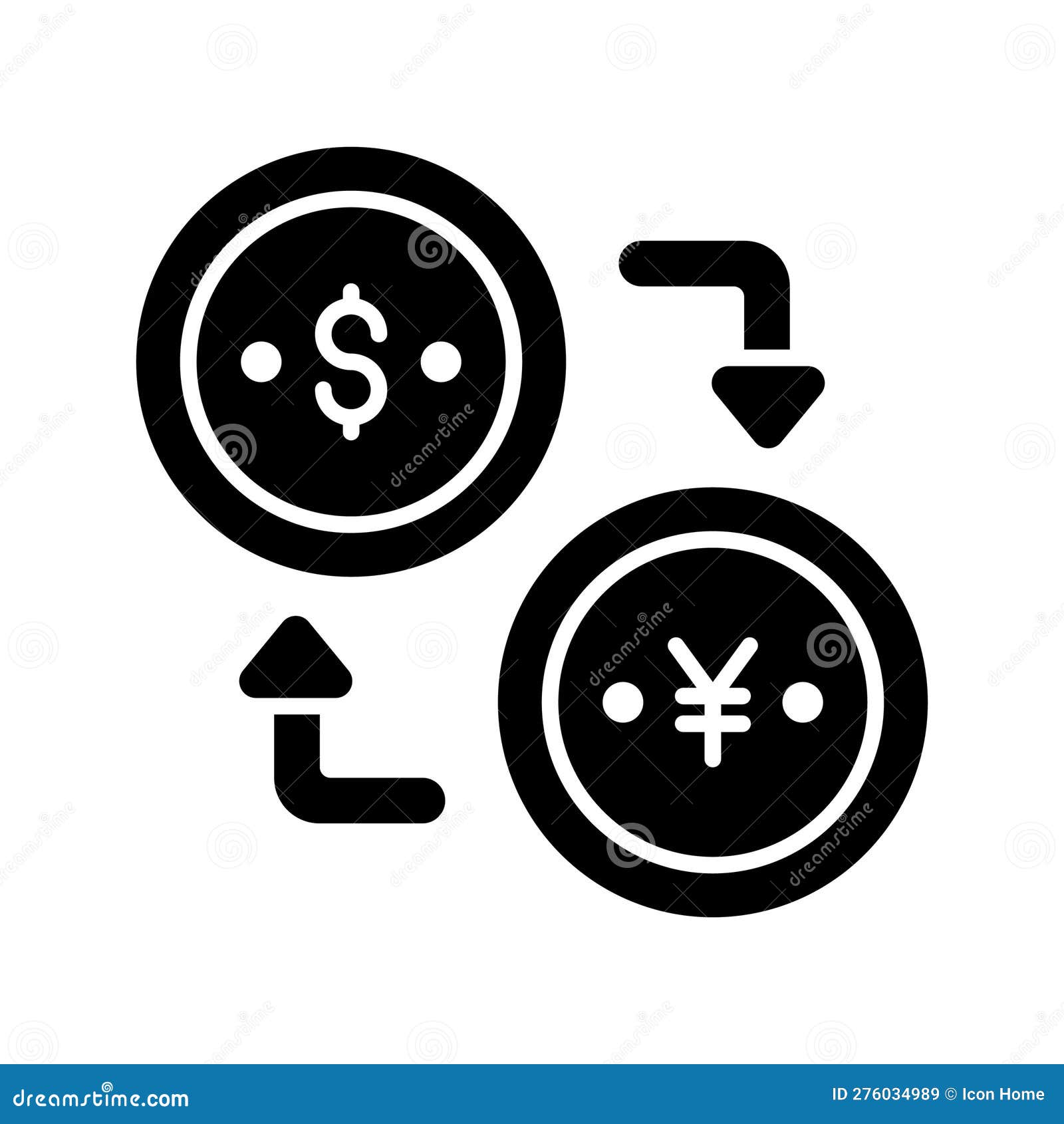 A Skillfully Crafted Vector of Currency Exchange in Trendy Style ...