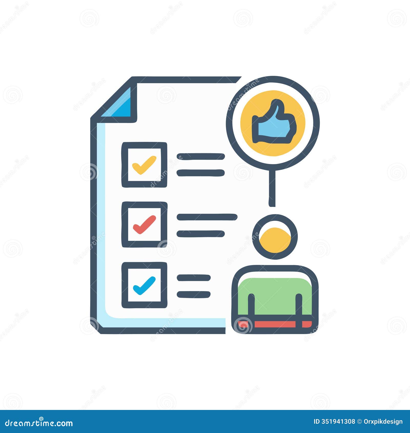 Skills Assessment Icon for Evaluation Stock Vector - Illustration of ...