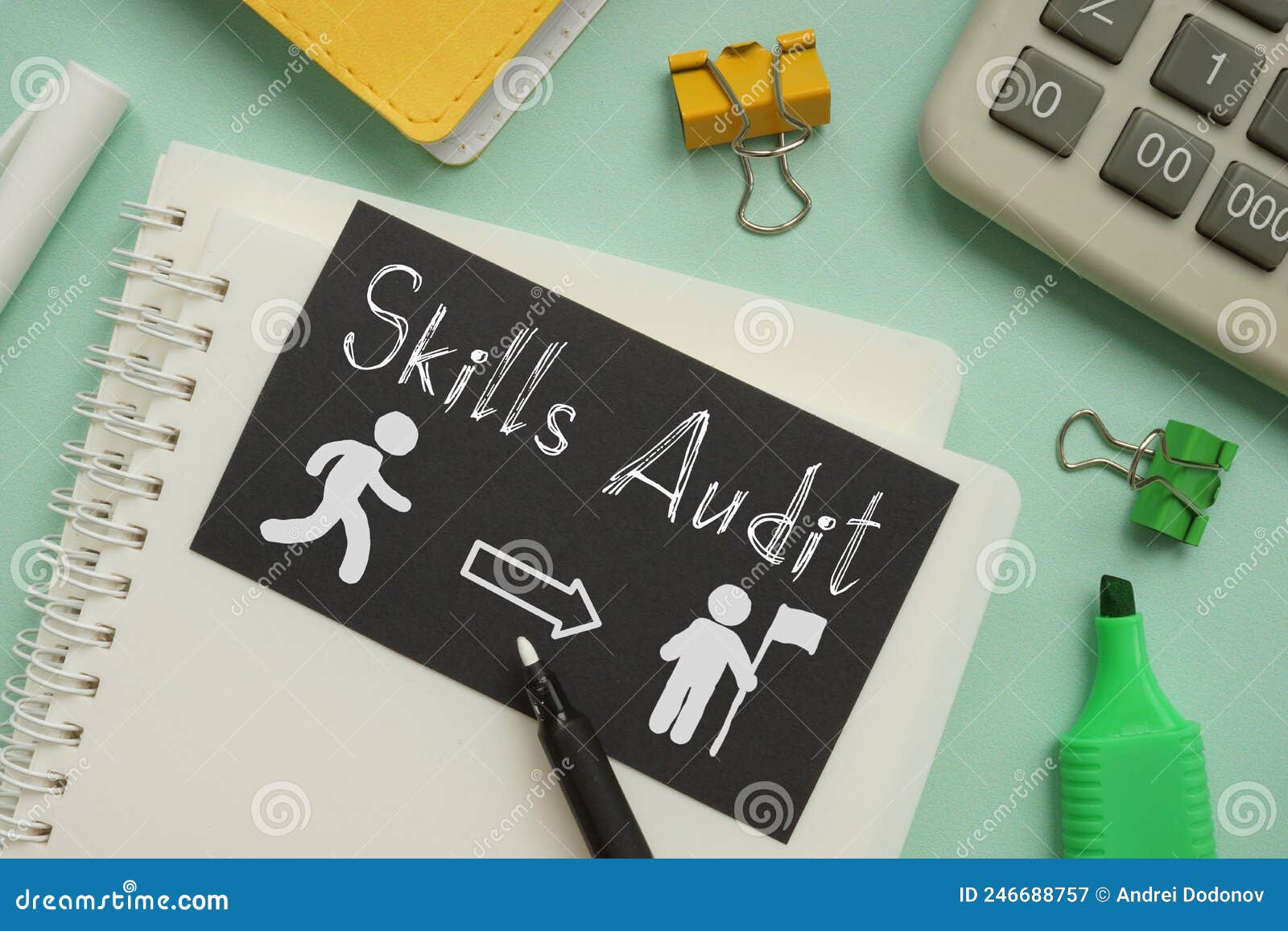 Skills Audit is Shown Using the Text Stock Image - Image of technician ...