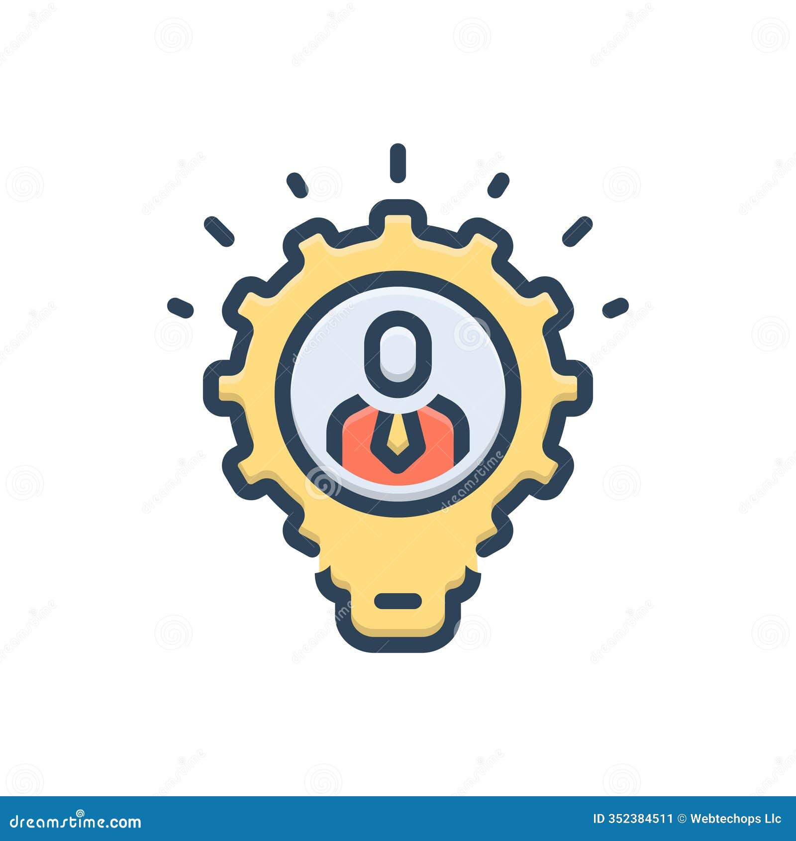 Color Illustration Icon for Skills, Dexterity and Prowess Stock ...